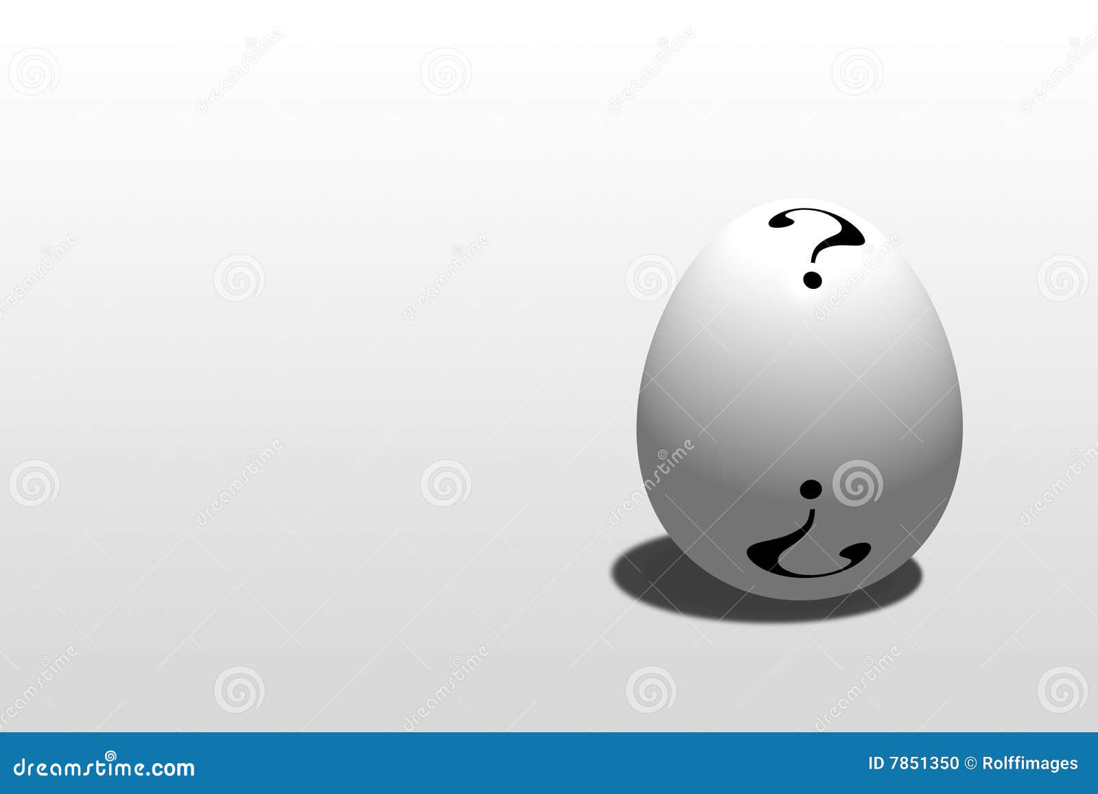 Question egg stock illustration. Illustration of fantasy - 7851350