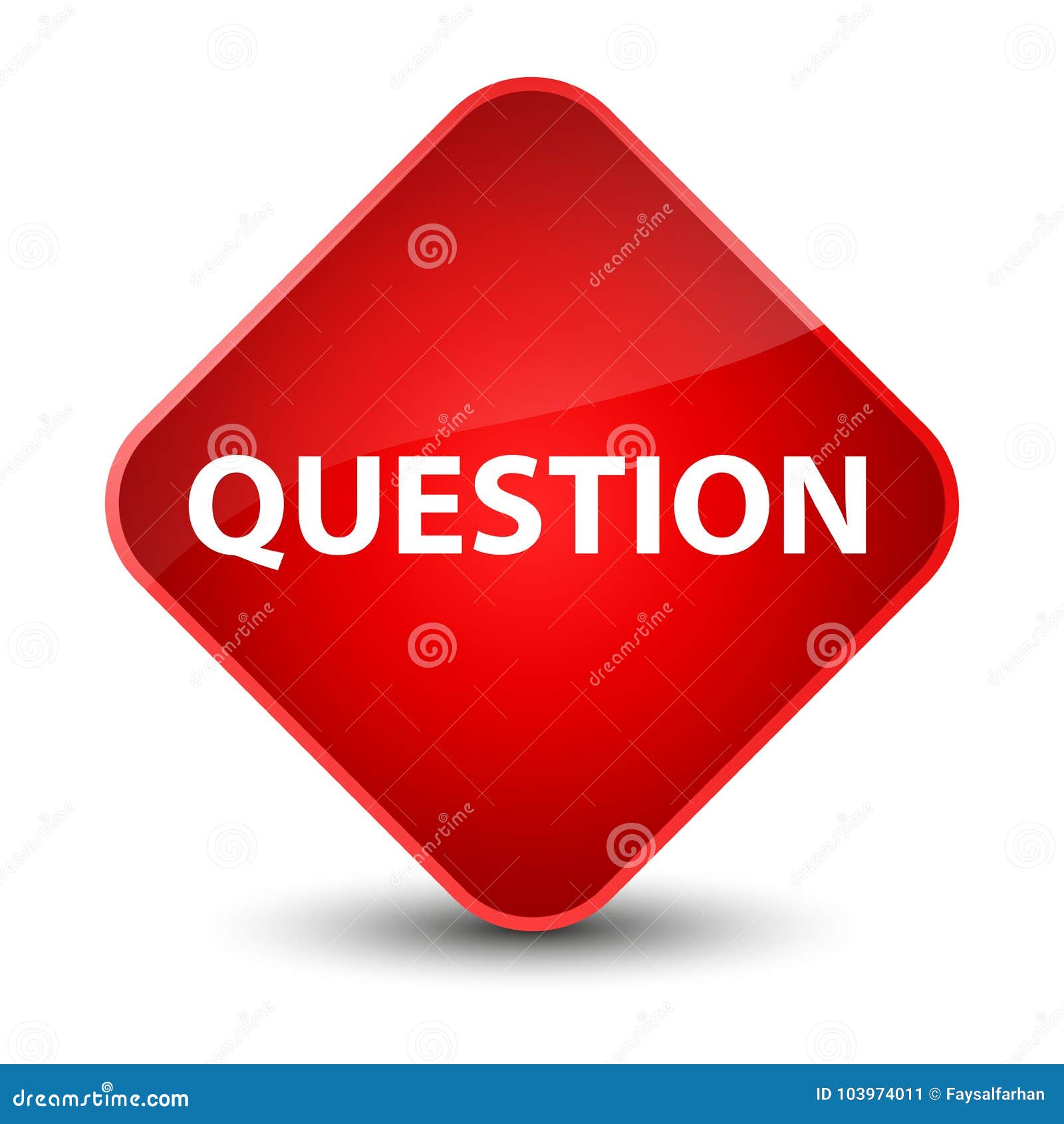 Diamond Question Mark Vector Illustration | CartoonDealer.com #34892300