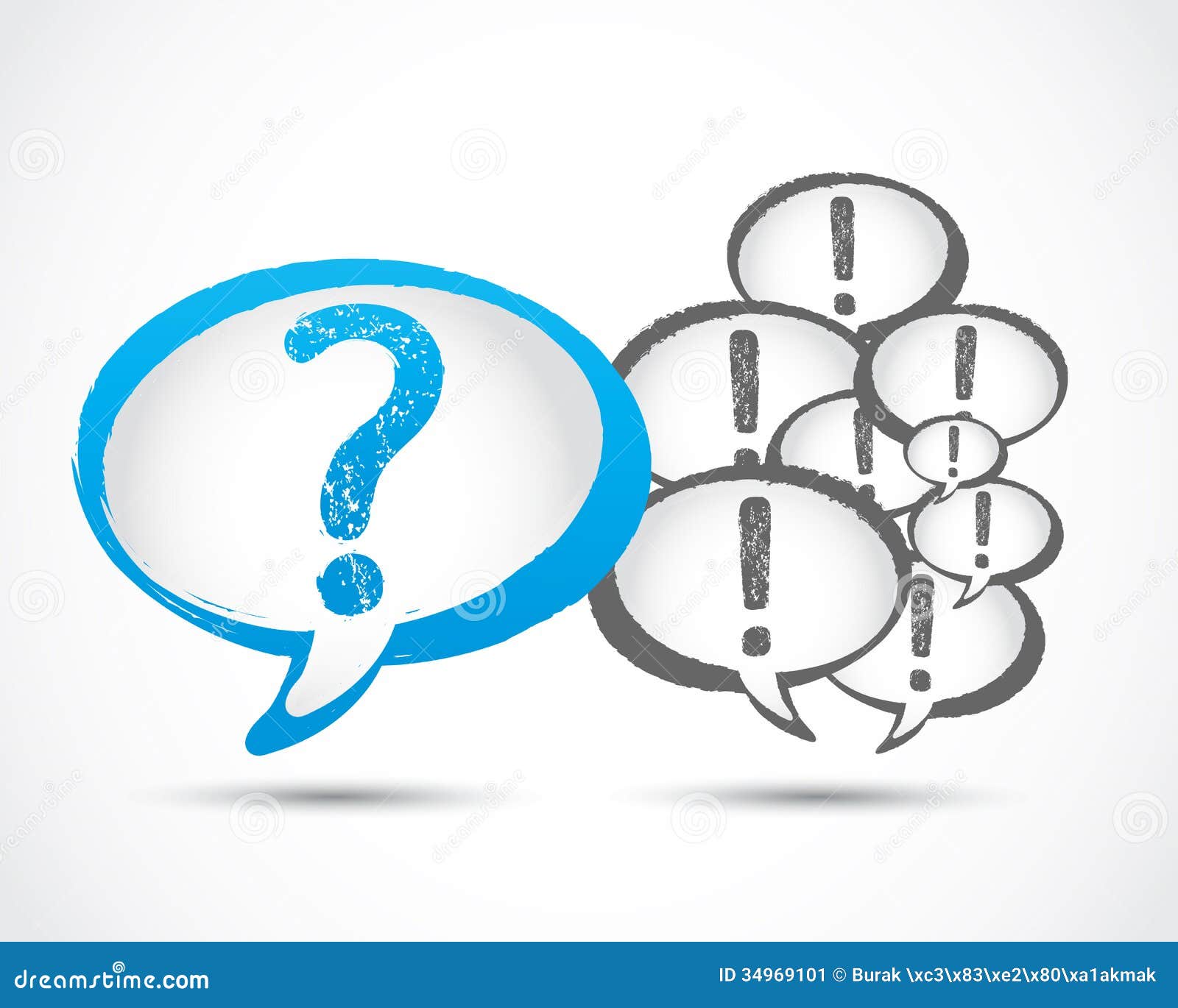 Question And Exclamation Marks Vector Illustration | CartoonDealer.com ...