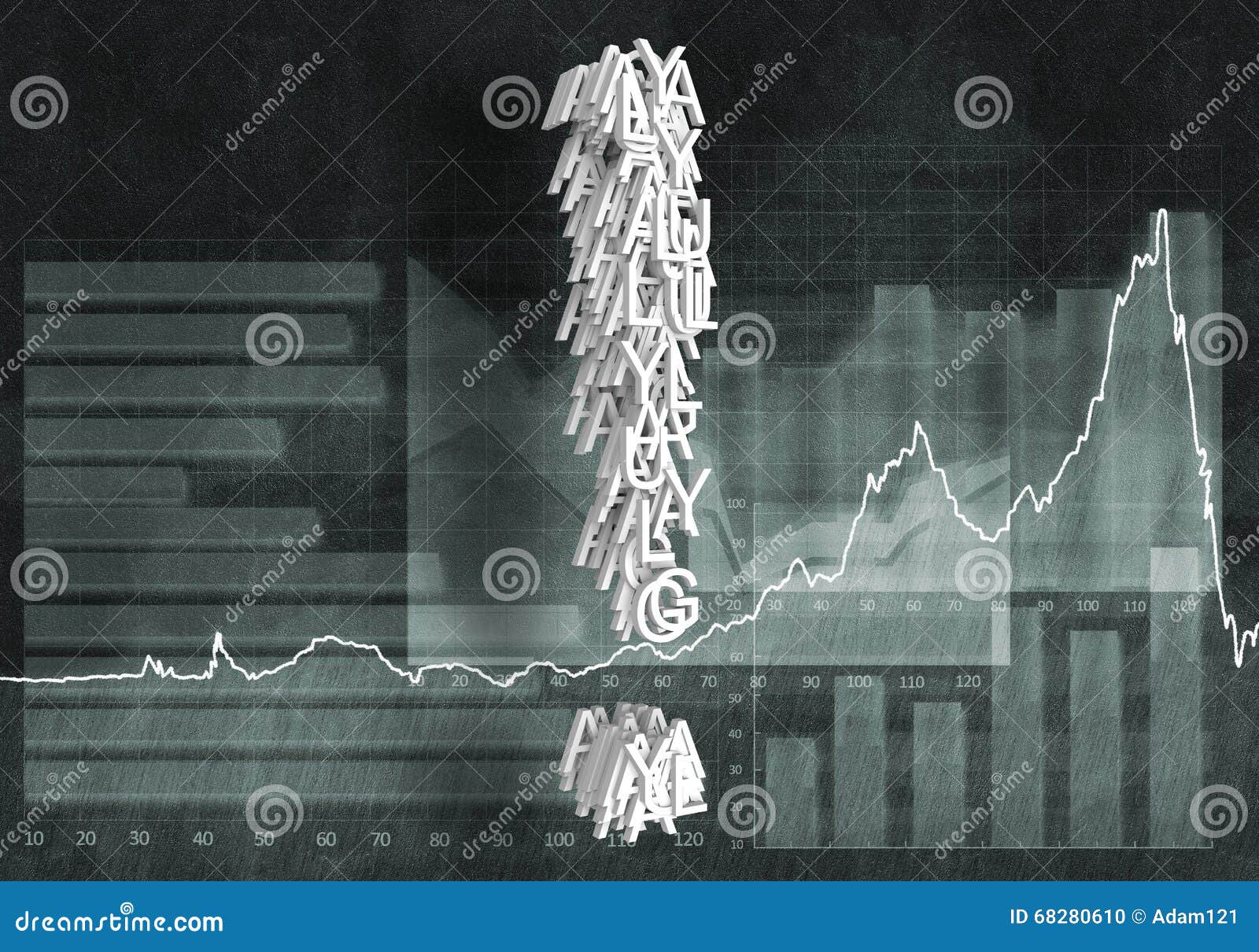 Question of Financial Growth Stock Photo - Image of currency, chart ...