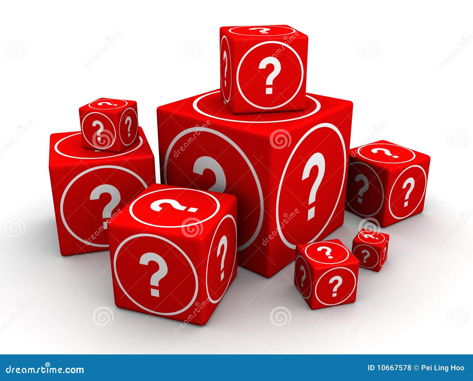 Question and Guessing Concept Stock Illustration - Illustration of ...