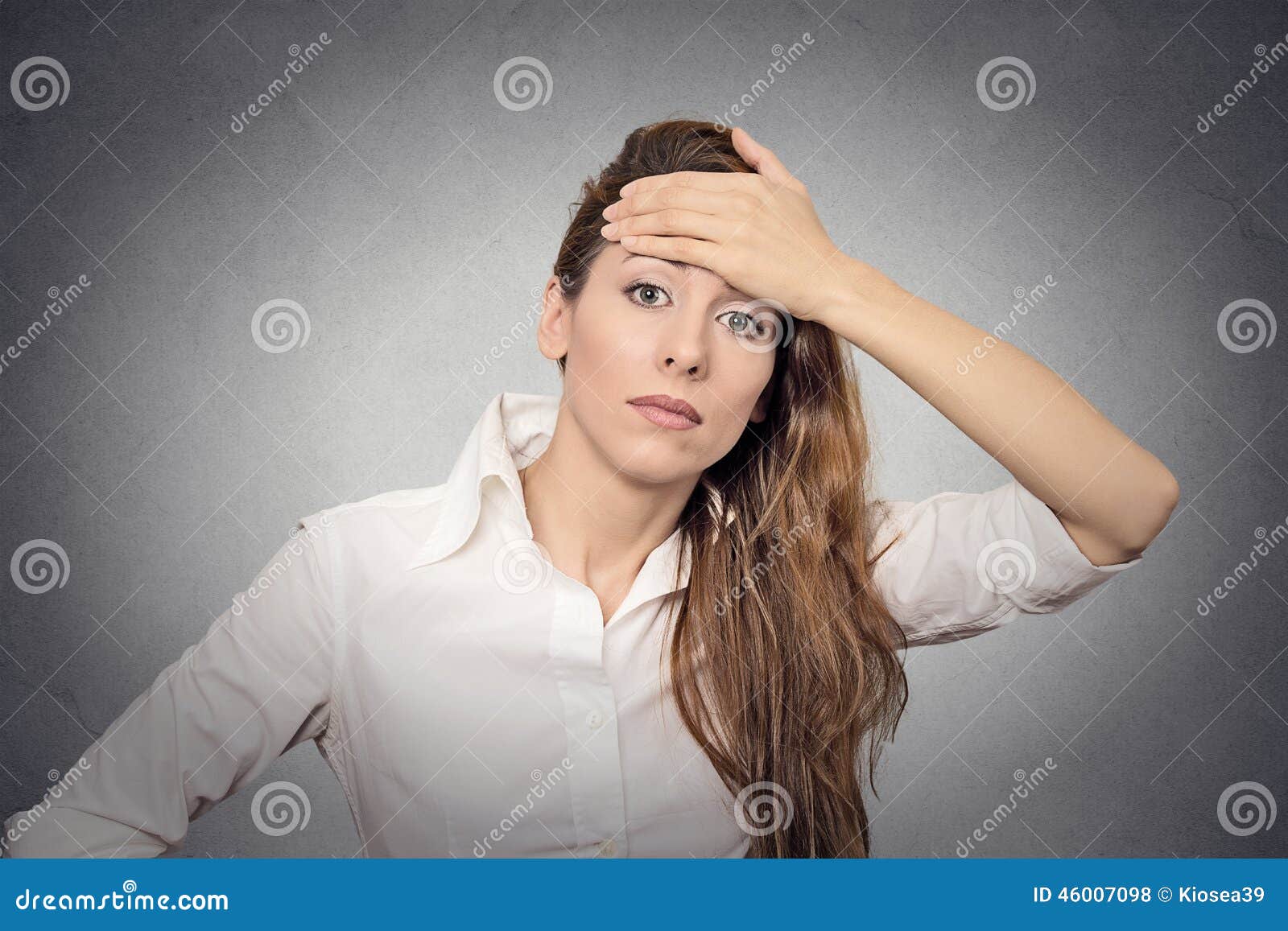 Question headache doubt stock photo. Image of demand - 46007098