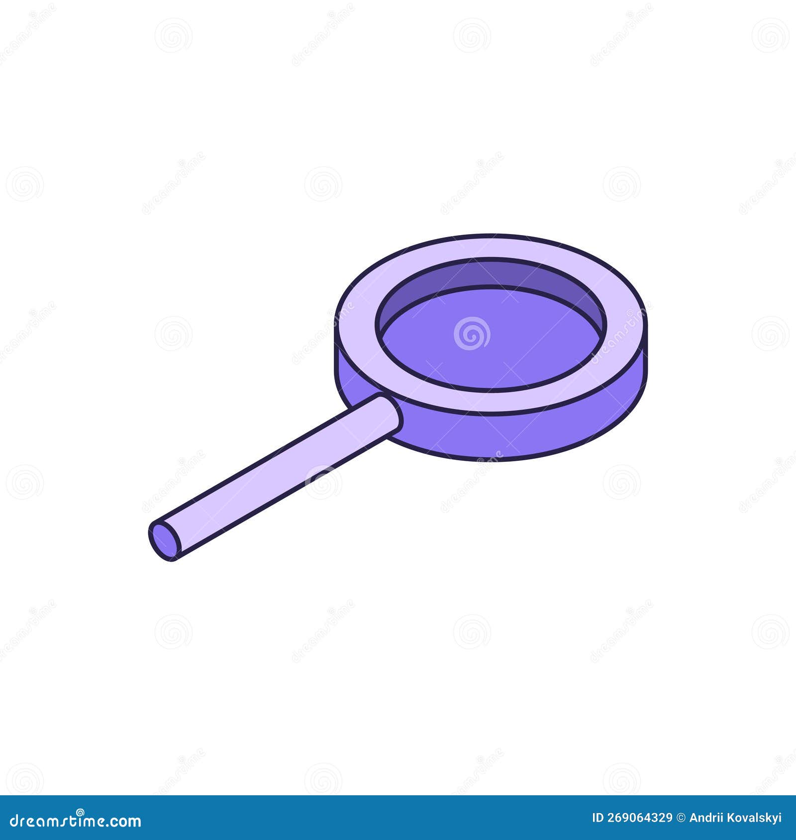 Question Help Search Magnifier Label. Vector 3d Isometric, Color Web ...