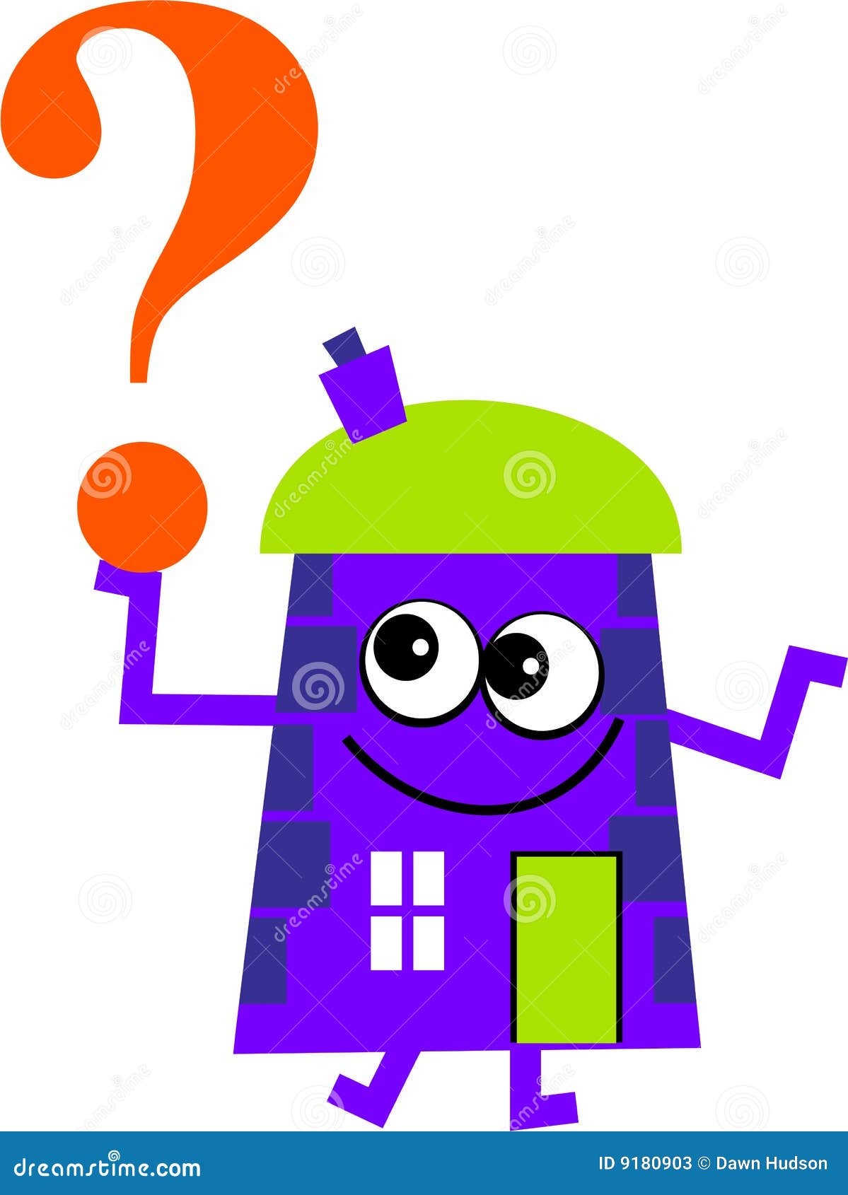 Question house stock illustration. Illustration of house - 9180903
