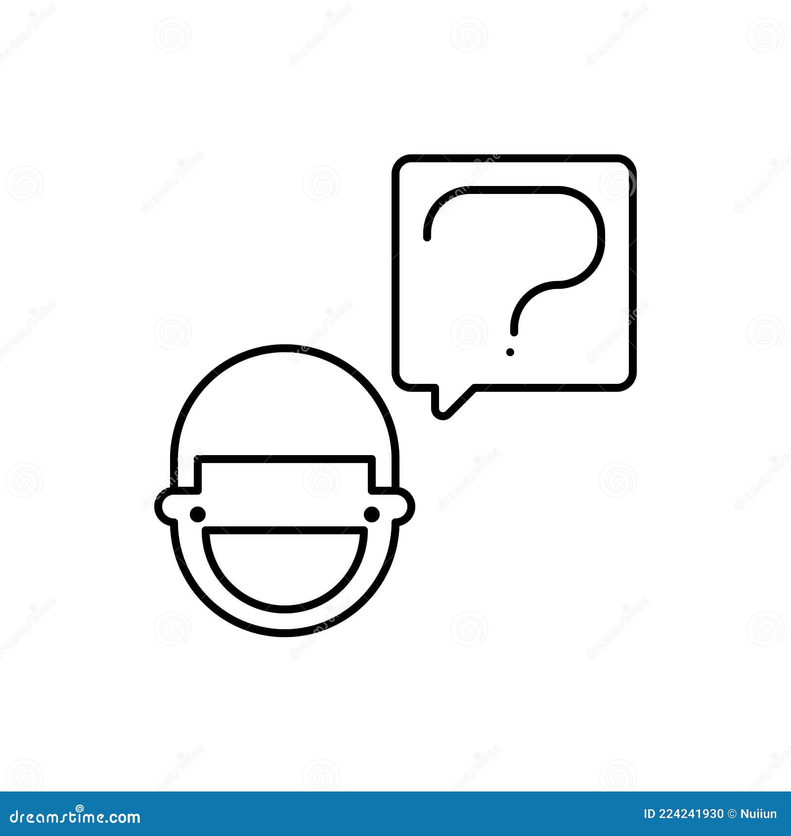 Question Icon, Ask Vector Illustration Stock Vector - Illustration of ...