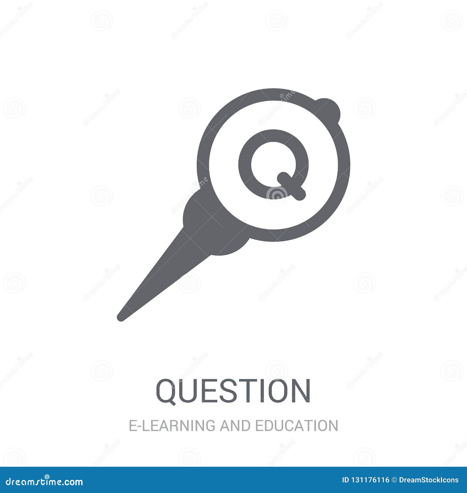 Question Icon. Trendy Question Logo Concept on White Background Stock ...