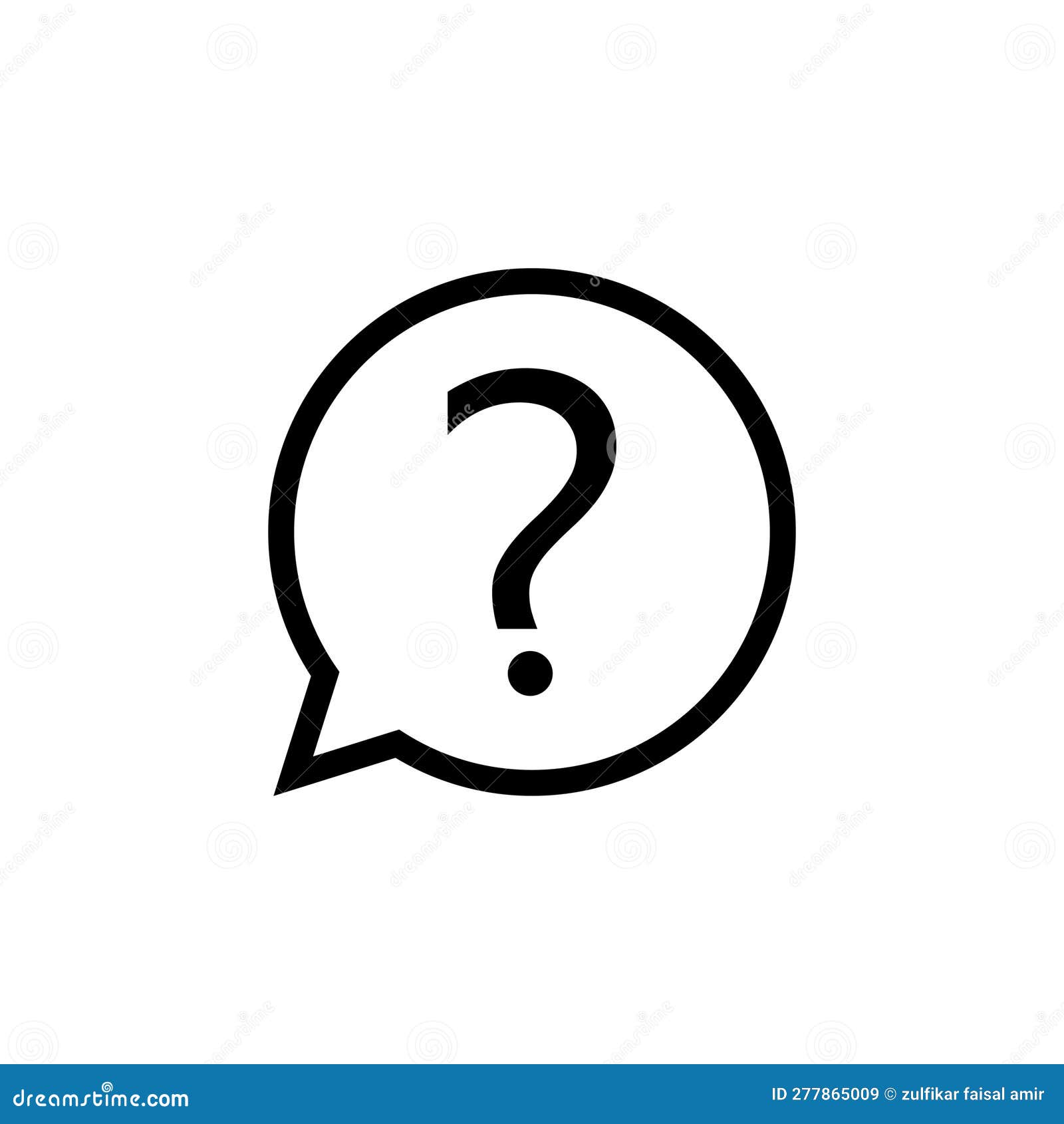Question Icon . Question Mark Icon Vector Stock Vector - Illustration ...