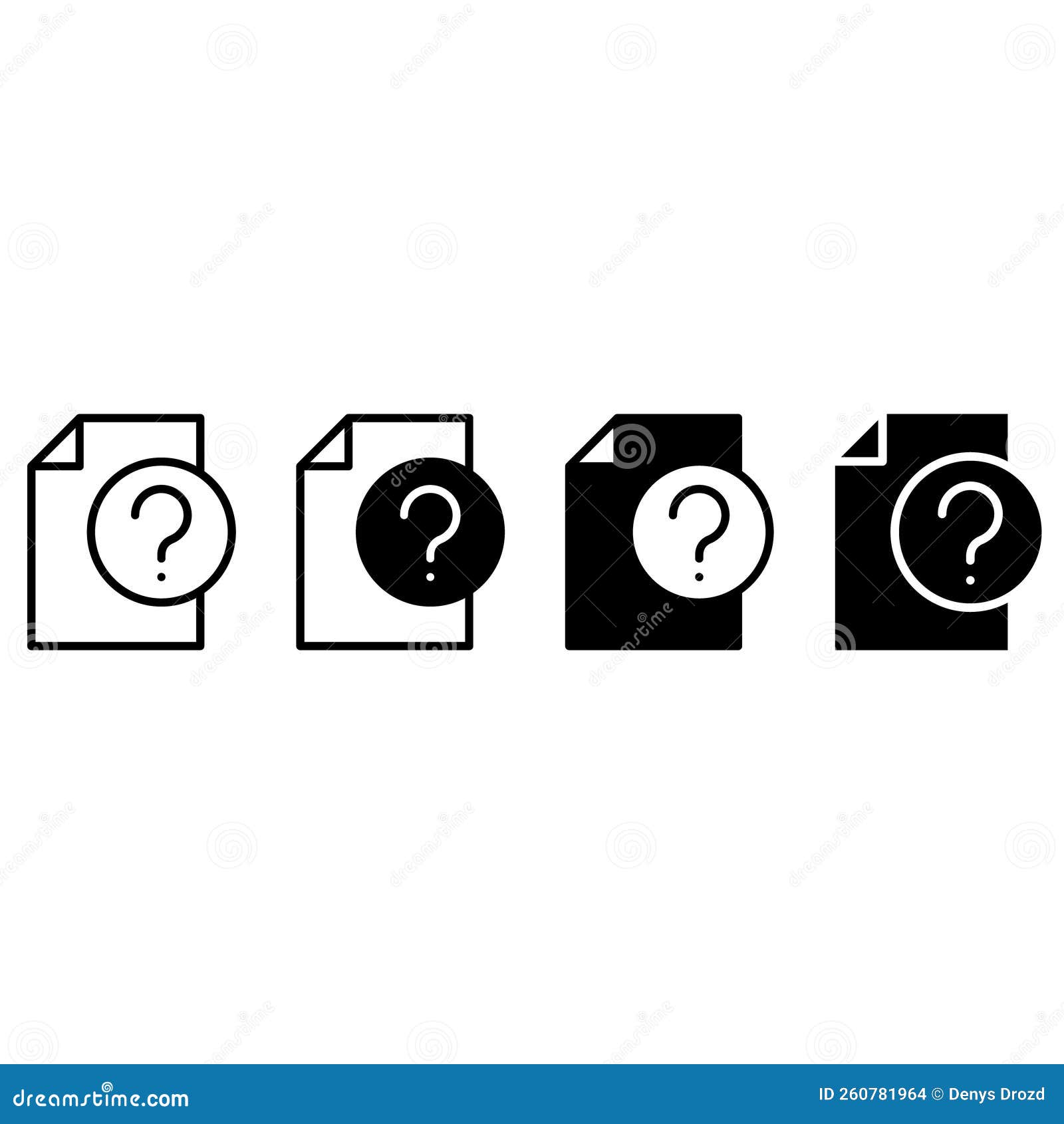 Question Icon Vector Set. Faq Illustration Sign Collection. Answer ...