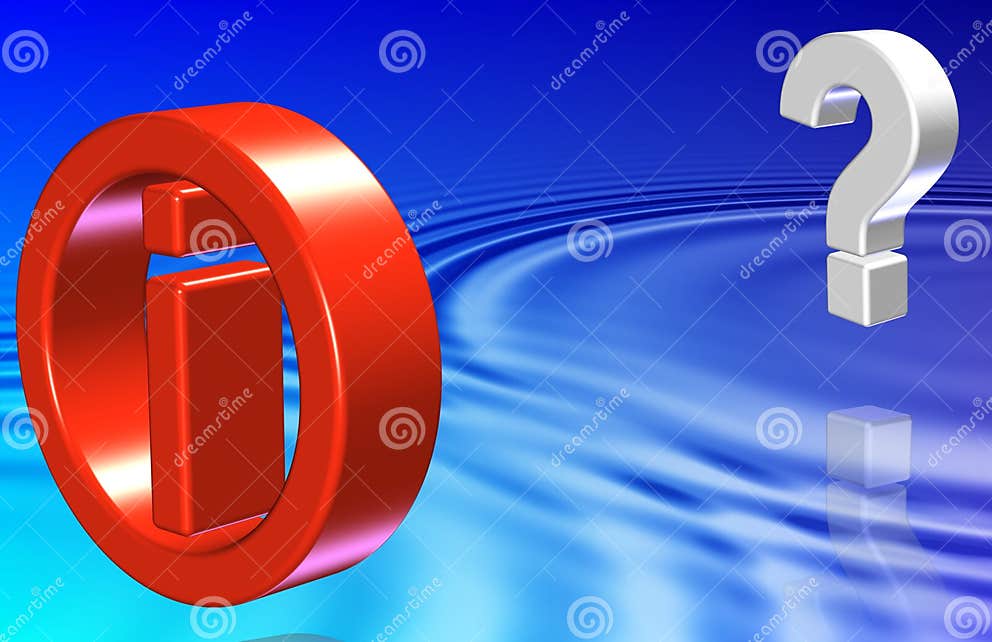 Question and information stock illustration. Illustration of concept ...