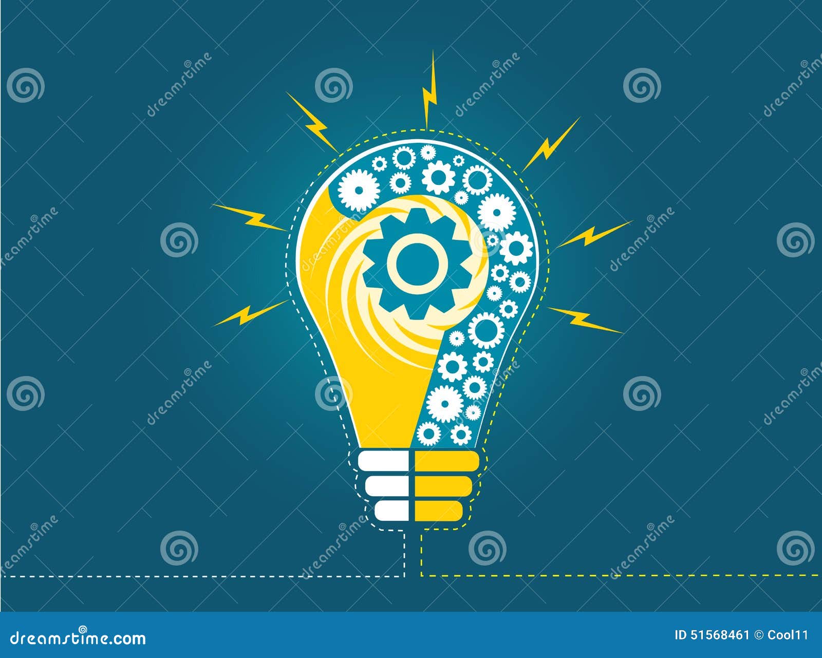 Question lightbulb stock vector. Illustration of inspiration - 51568461