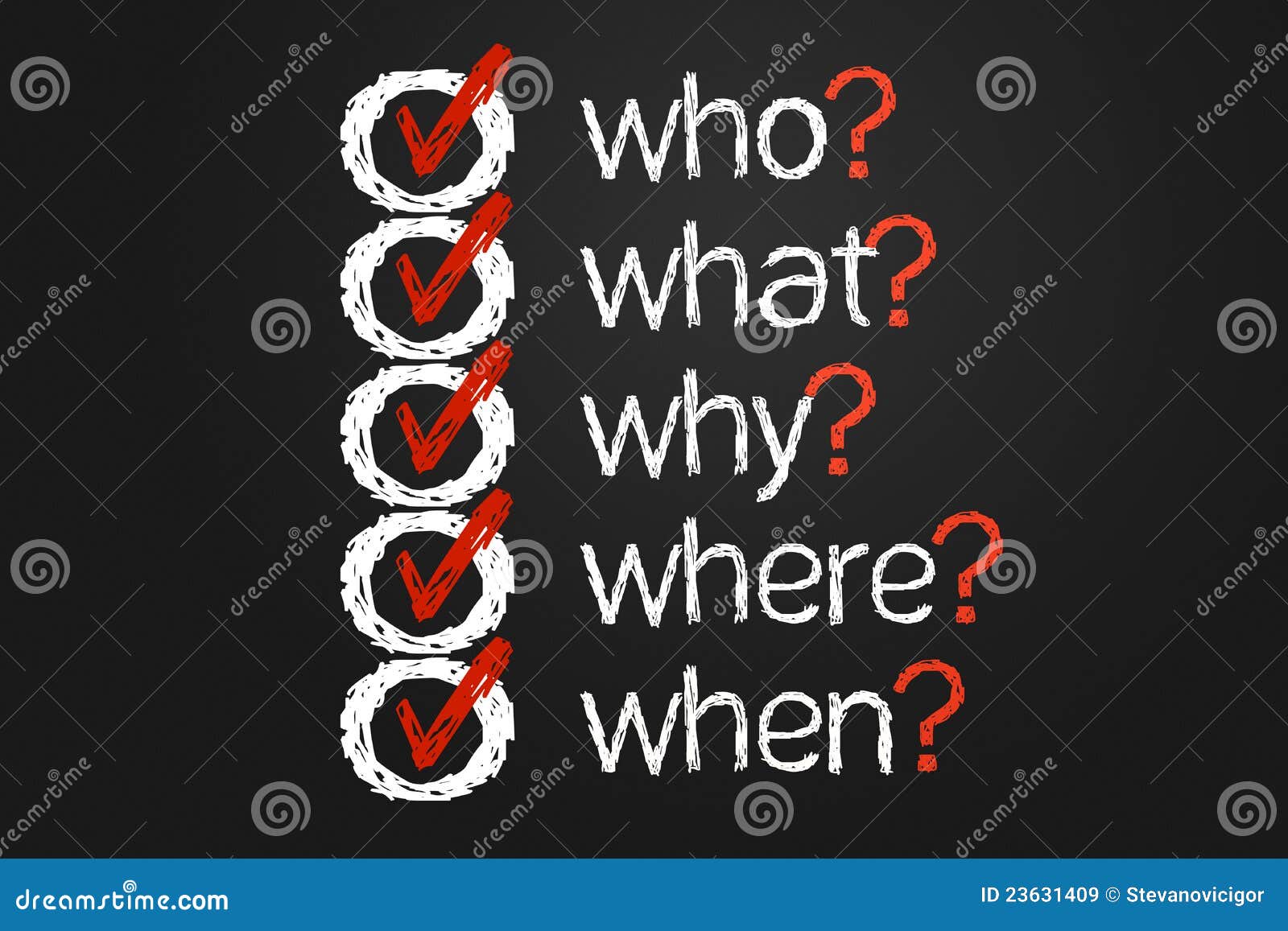 Question list stock illustration. Illustration of background - 23631409
