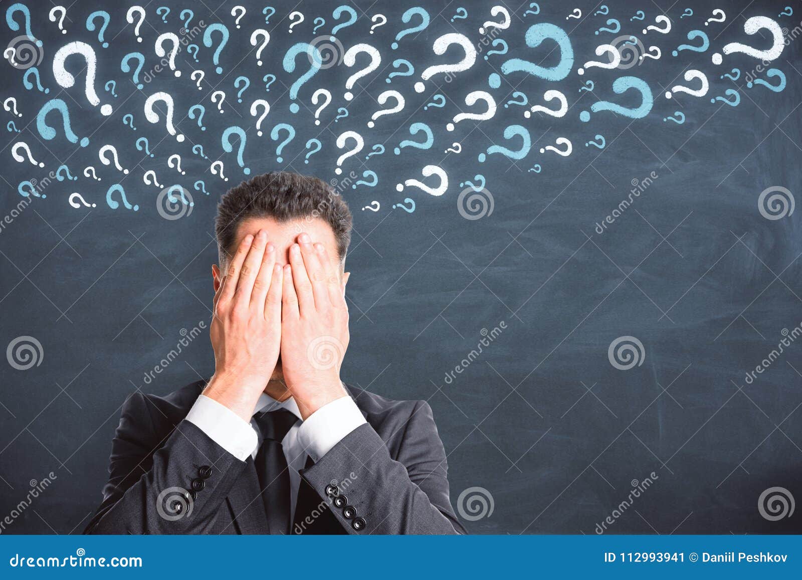 Question and lost concept stock image. Image of background - 112993941