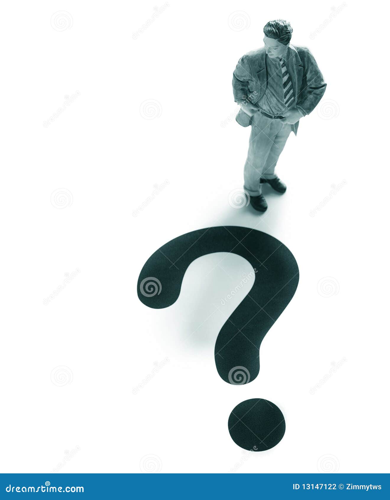 Question man stock photo. Image of unsure, mark, decision - 13147122