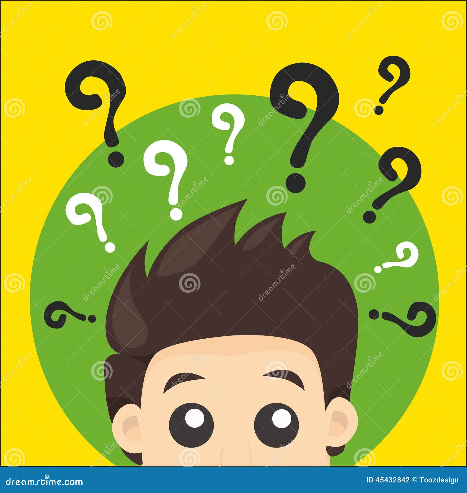 Question Man stock vector. Illustration of professional - 45432842