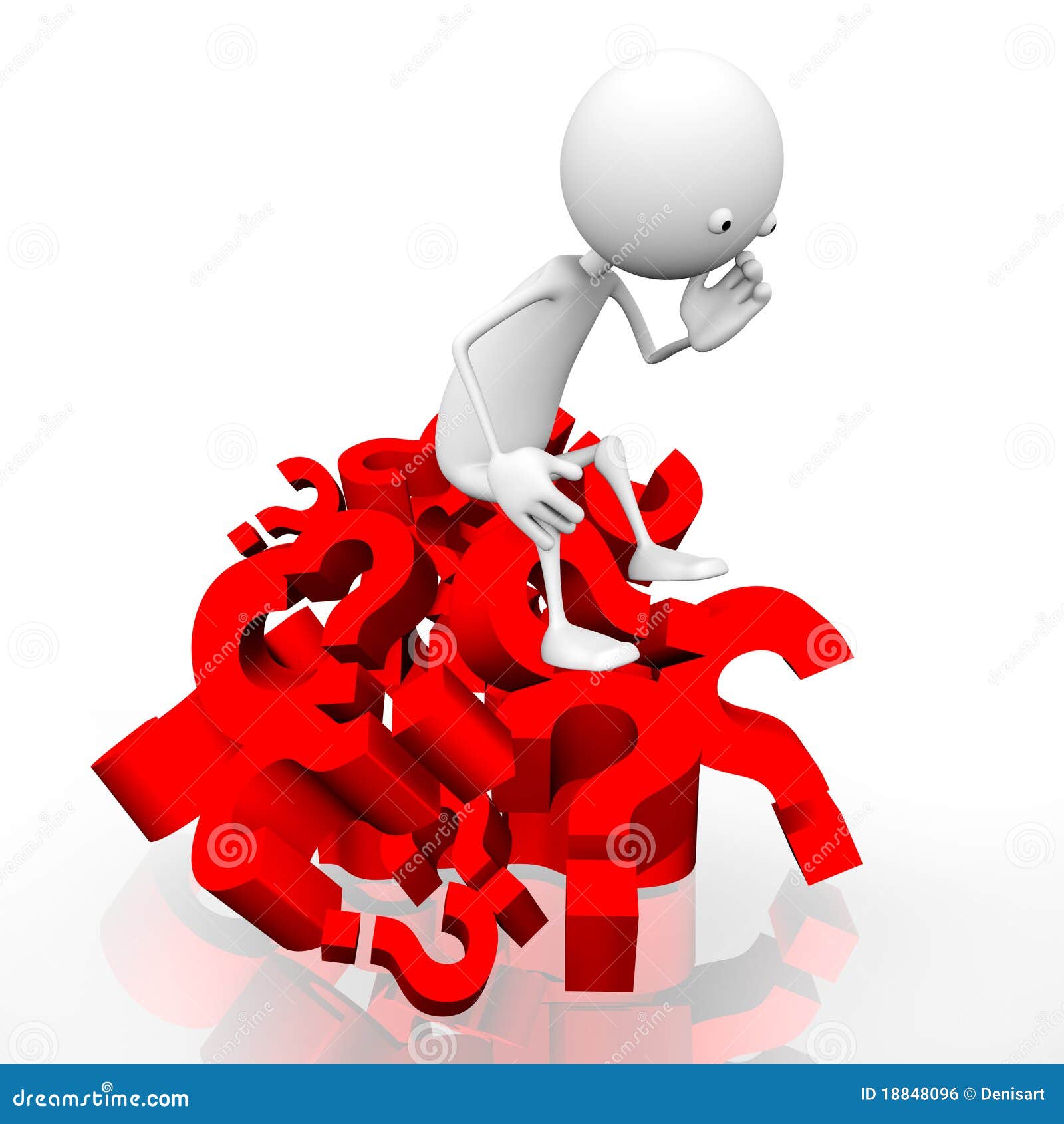 Question mark stock illustration. Illustration of help - 18848096