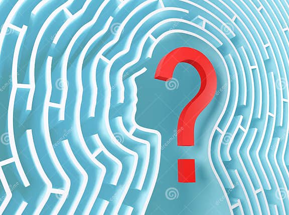 Question Mark stock illustration. Illustration of brainstorm - 21919366