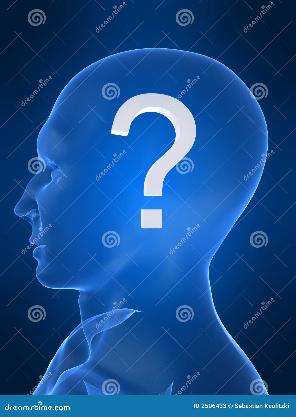 Question mark stock illustration. Illustration of intelligence - 2506433