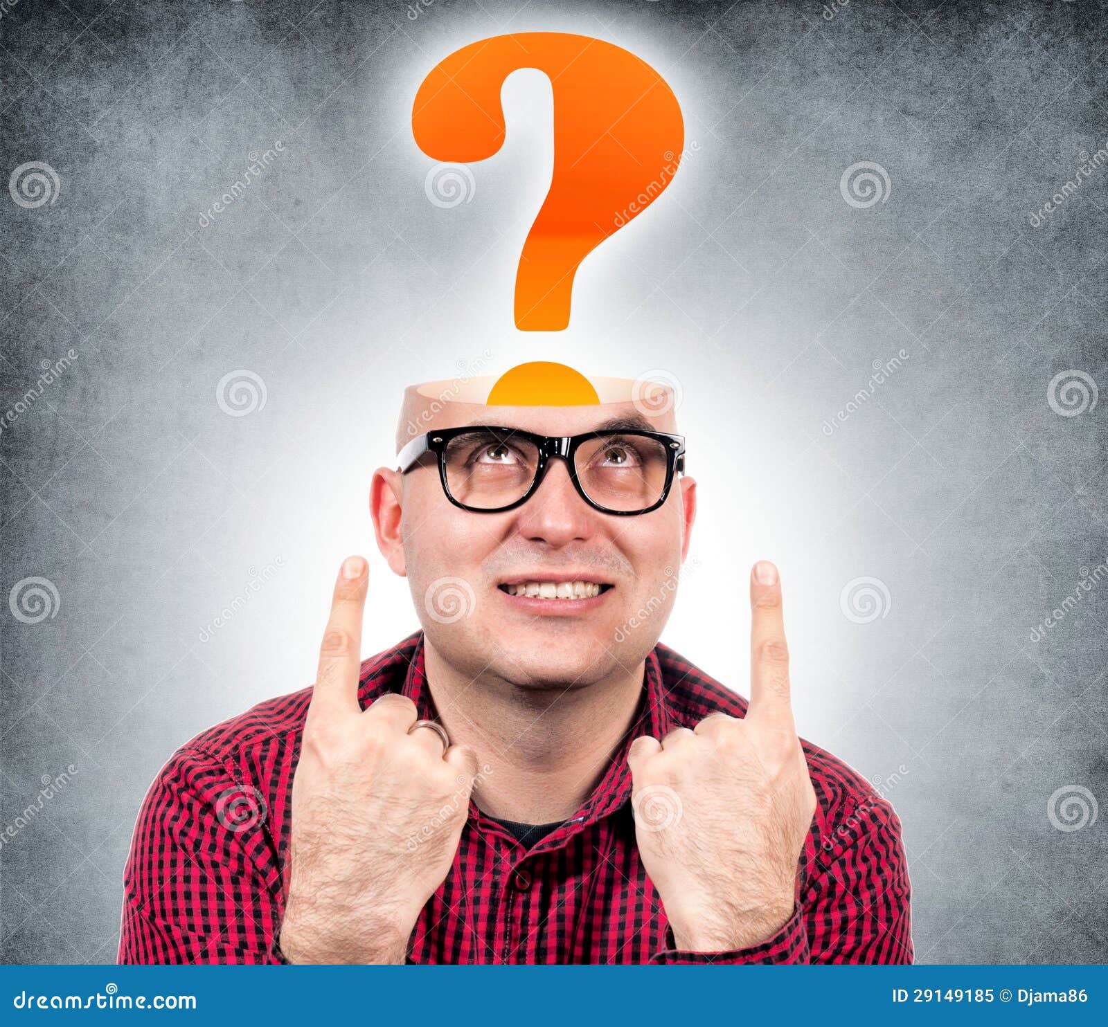 Question mark stock image. Image of face, head, conceptual - 29149185