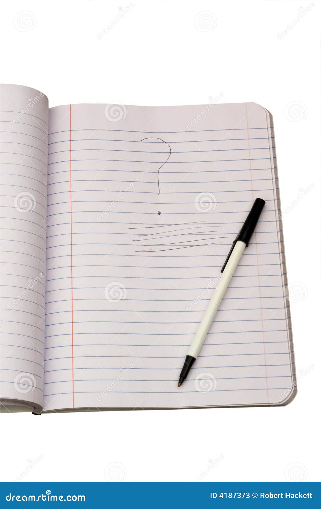 Question mark stock image. Image of underline, mark, notebook - 4187373