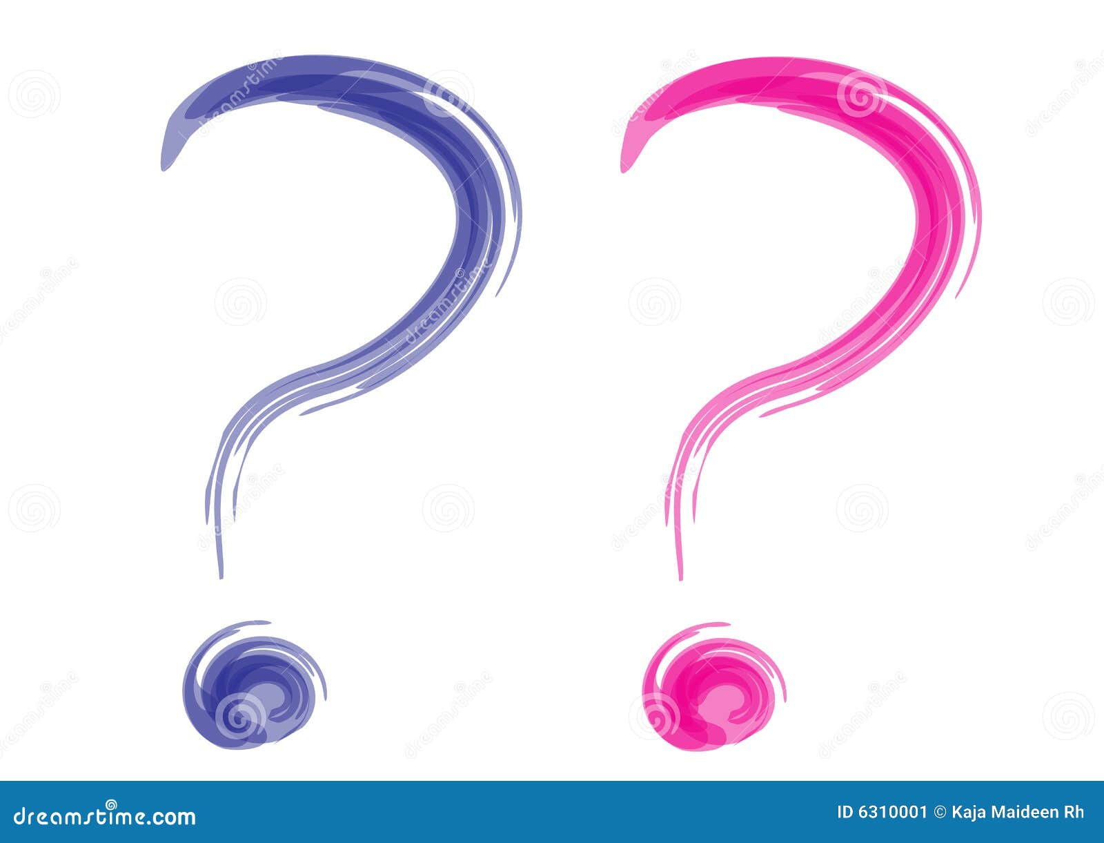 Stylish Question Mark (vector) | CartoonDealer.com #4249621