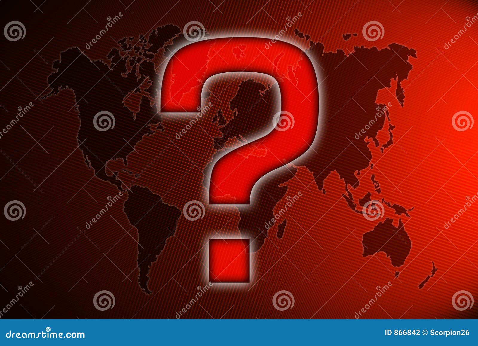Question Mark stock illustration. Illustration of north - 866842