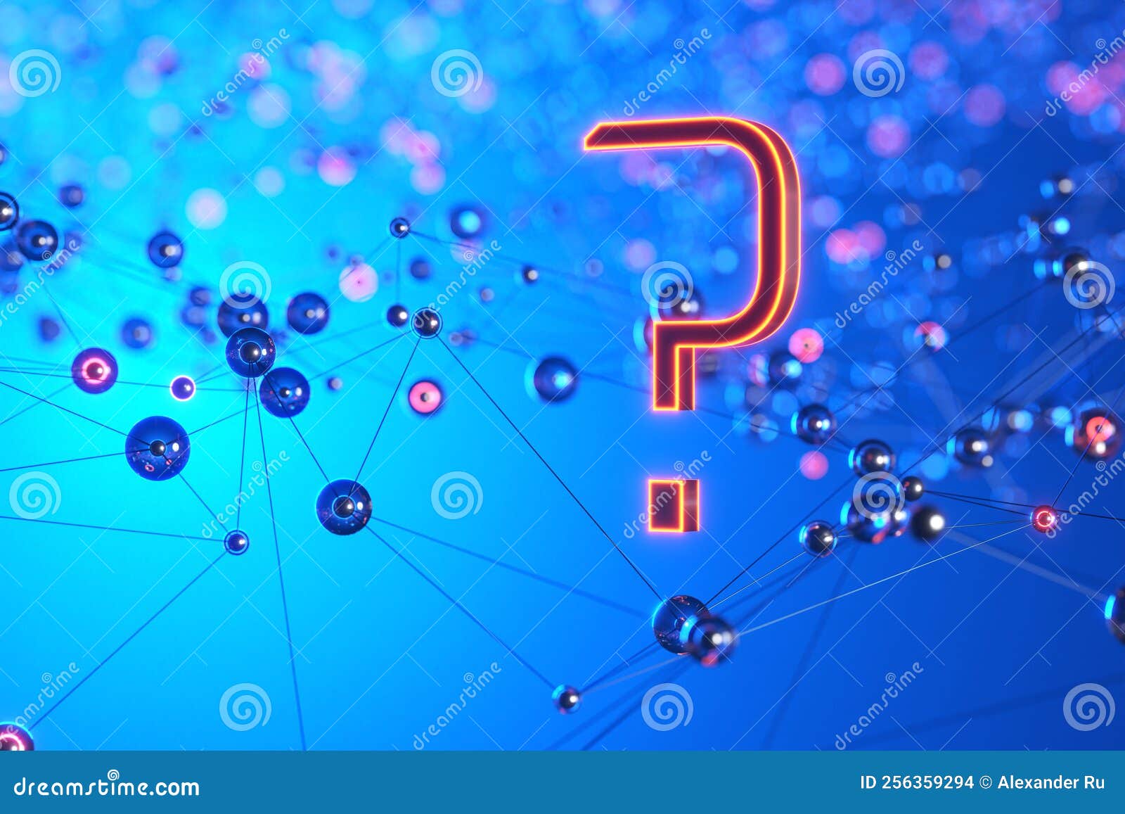 Question Mark on an Abstract Background. Research Concept. FAQ Concept ...
