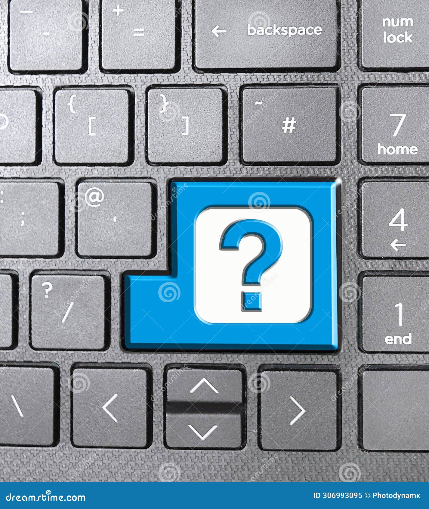 Question Mark Ask Sign Icon Computer Communications Typing Keyboard ...
