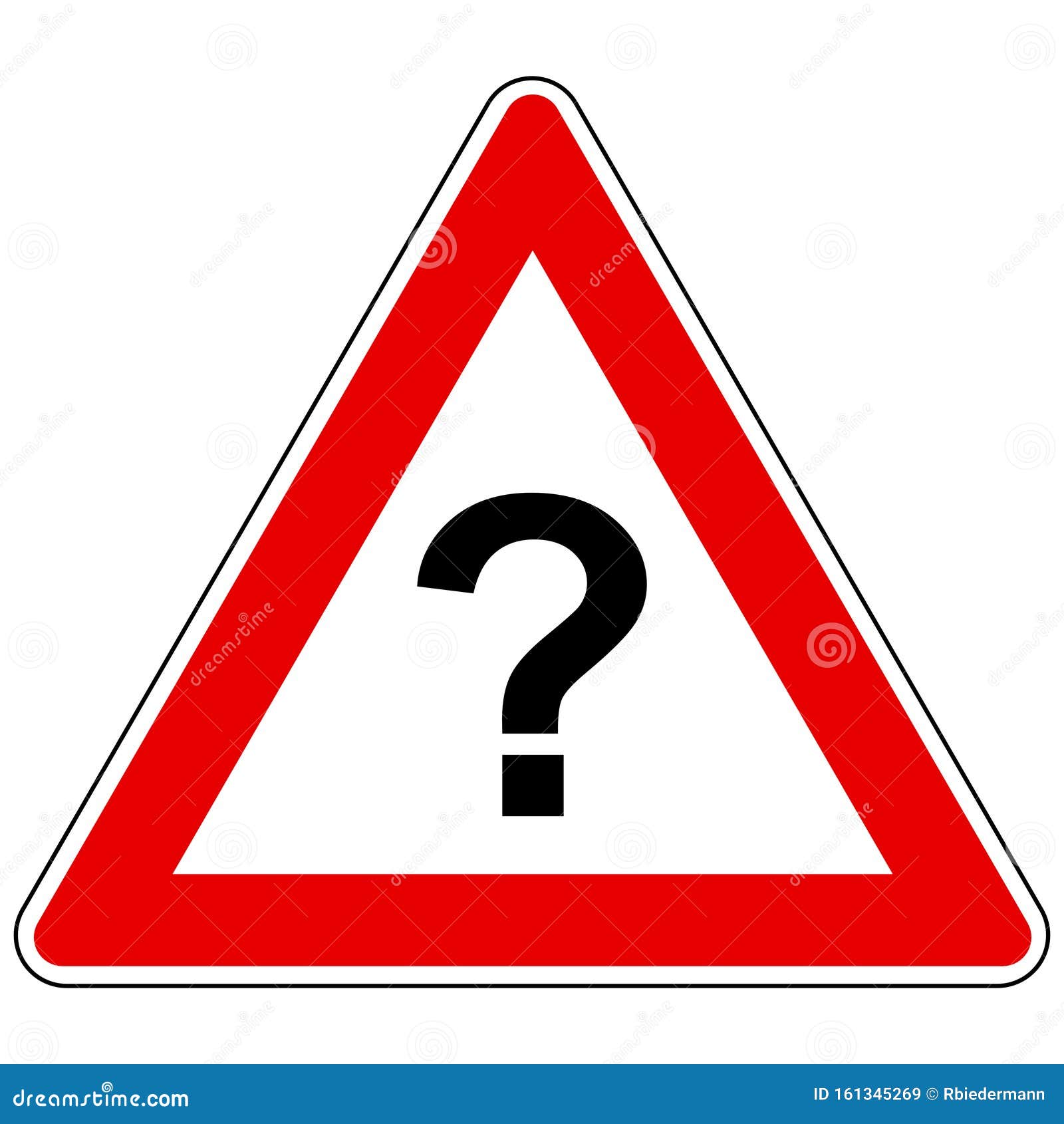 Question Mark and Attention Sign Stock Vector - Illustration of traffic ...