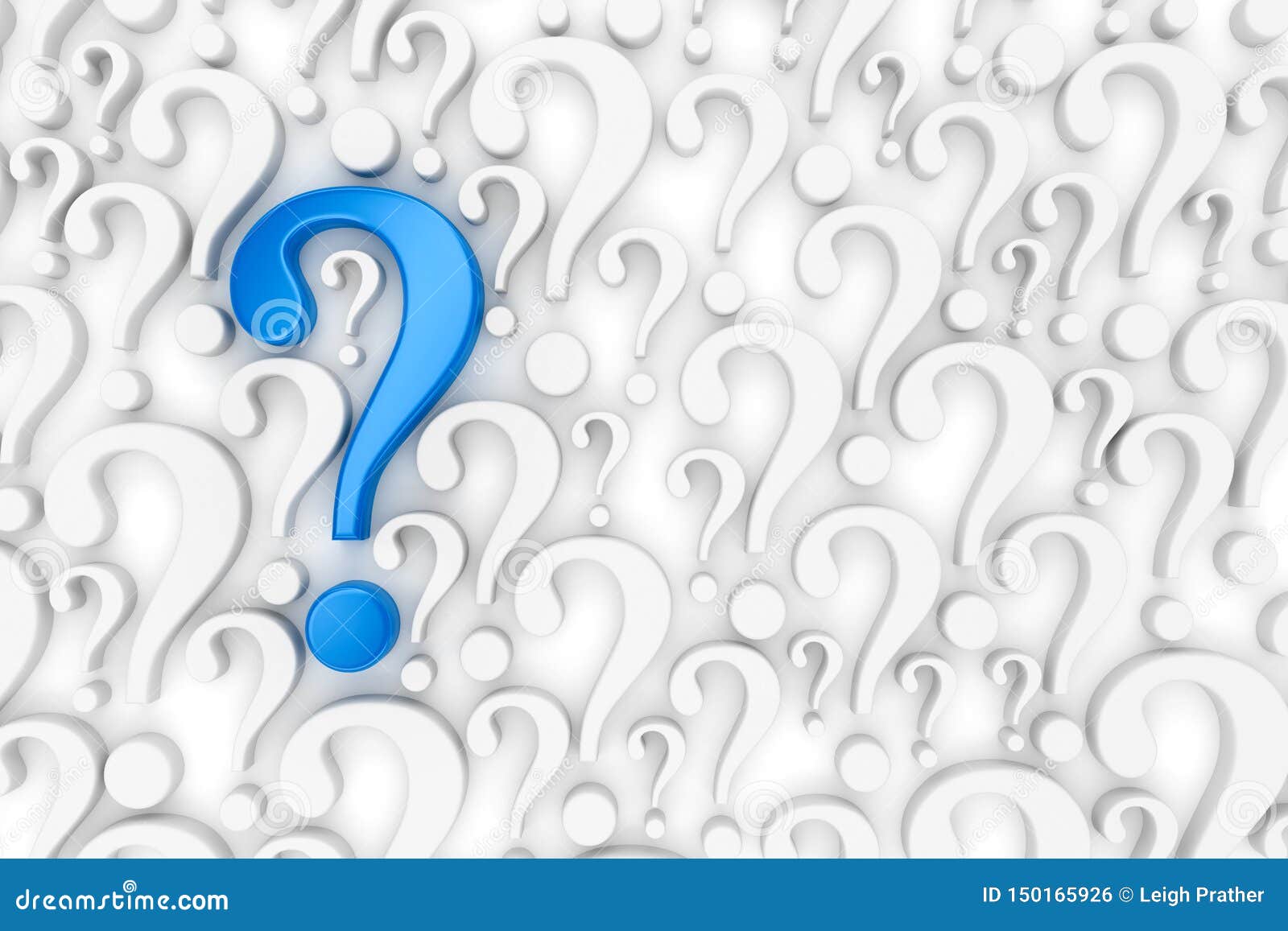 Standout Blue Question Mark Background Stock Illustration ...