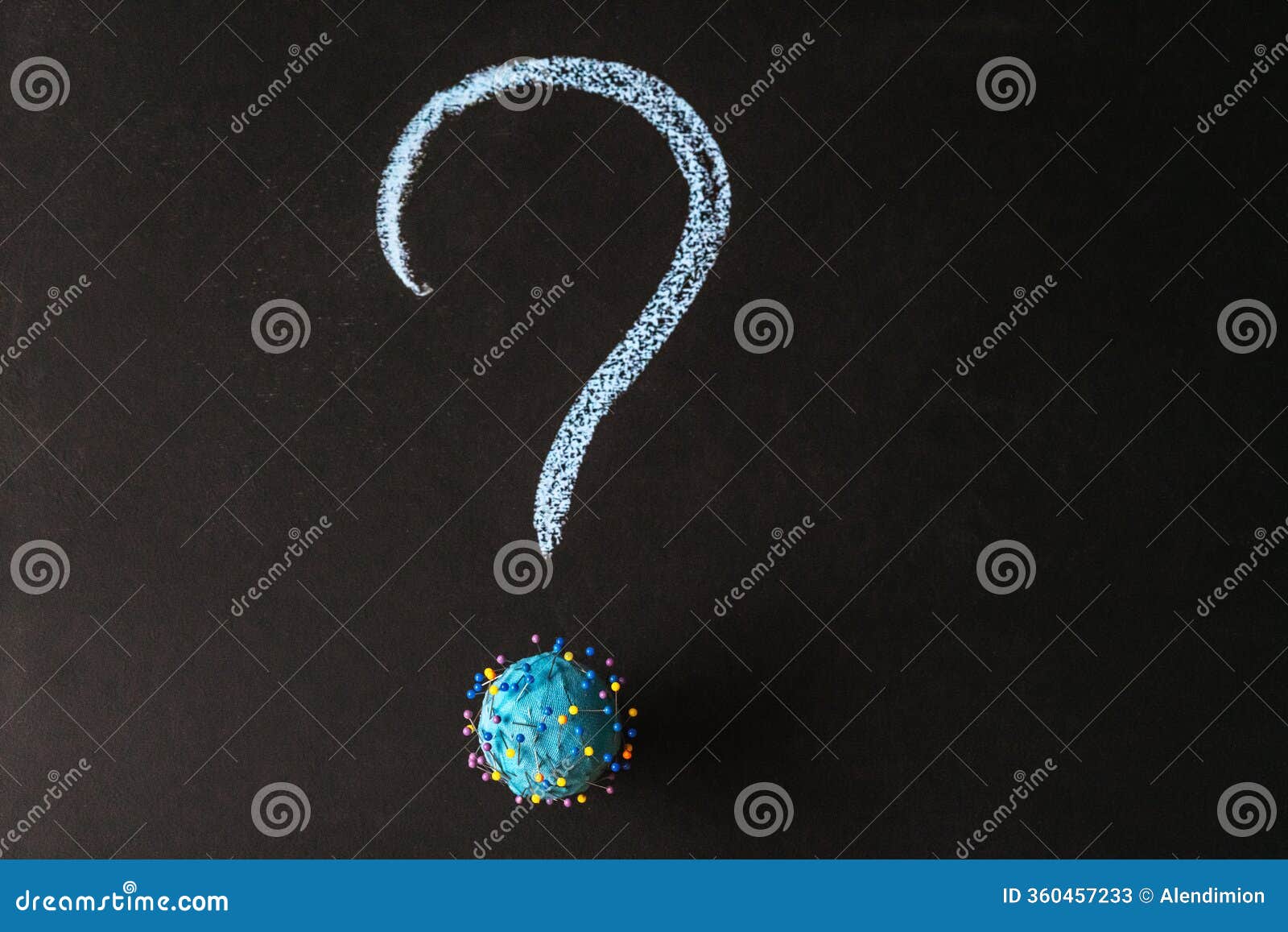 Question Mark and Bacteria Symbol on Chalk Board Stock Image - Image of ...
