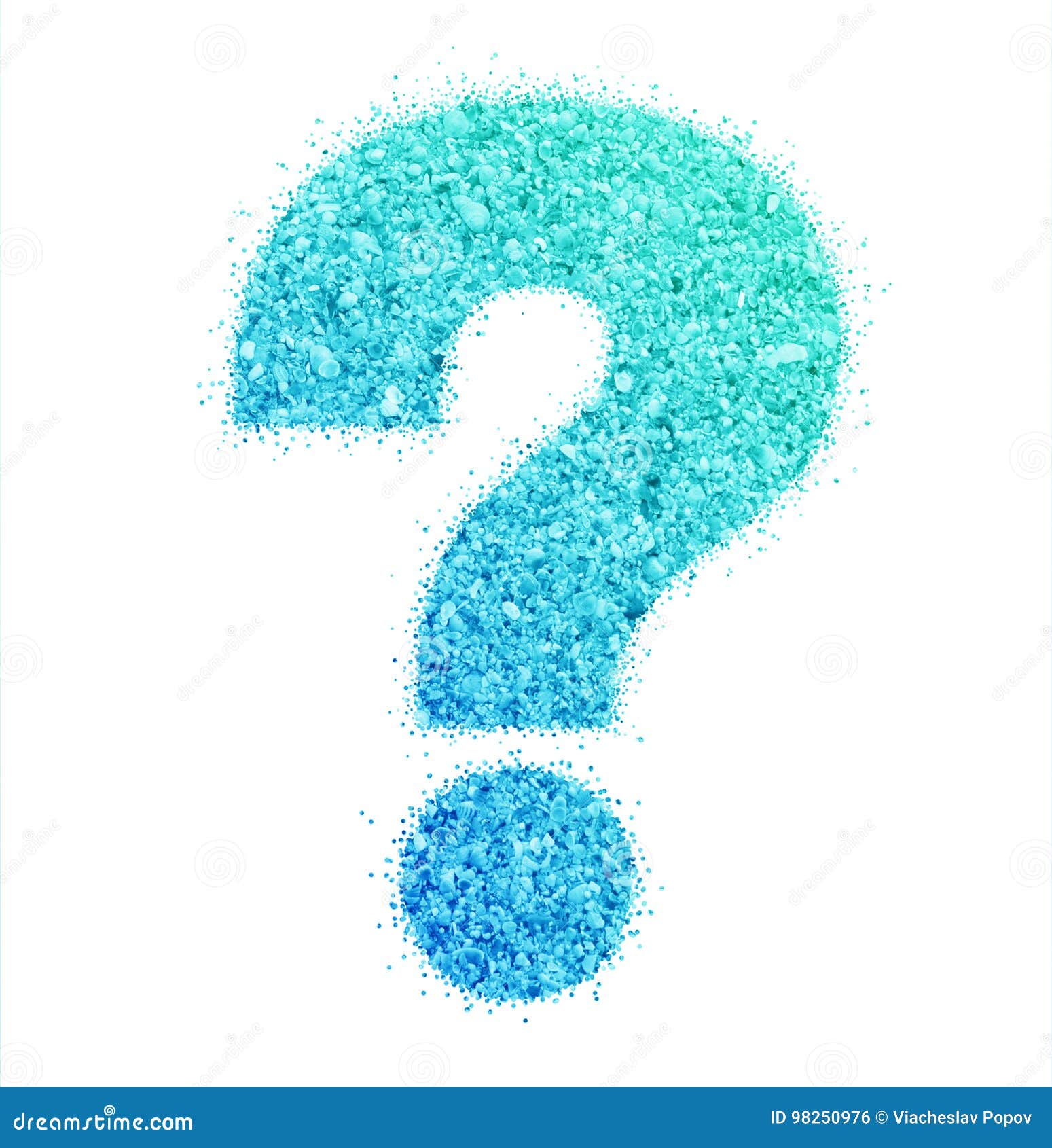 The Question Mark from Beach Sand, Stock Illustration - Illustration of ...