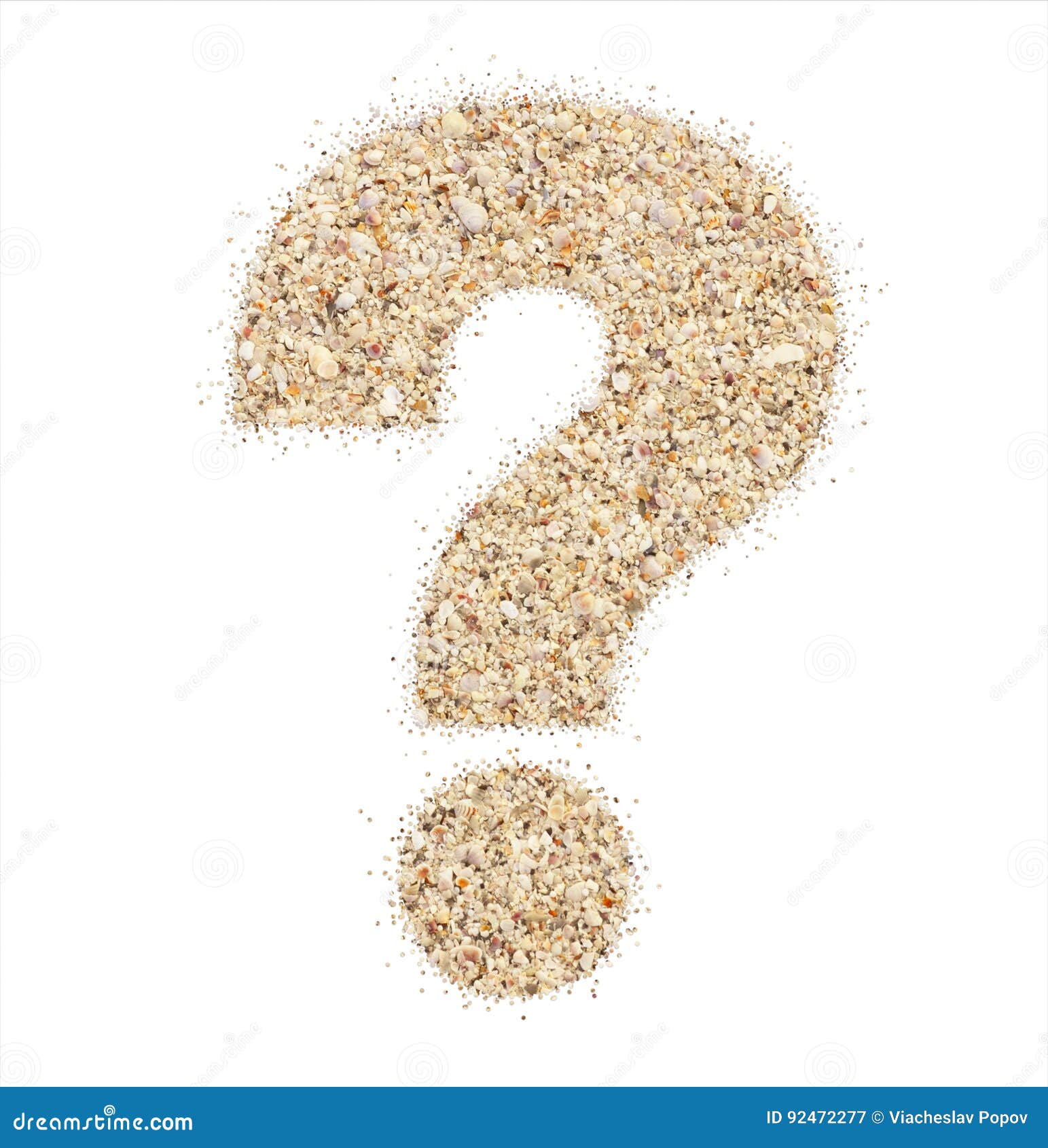 The Question Mark from Beach Sand Stock Image - Image of dirty ...