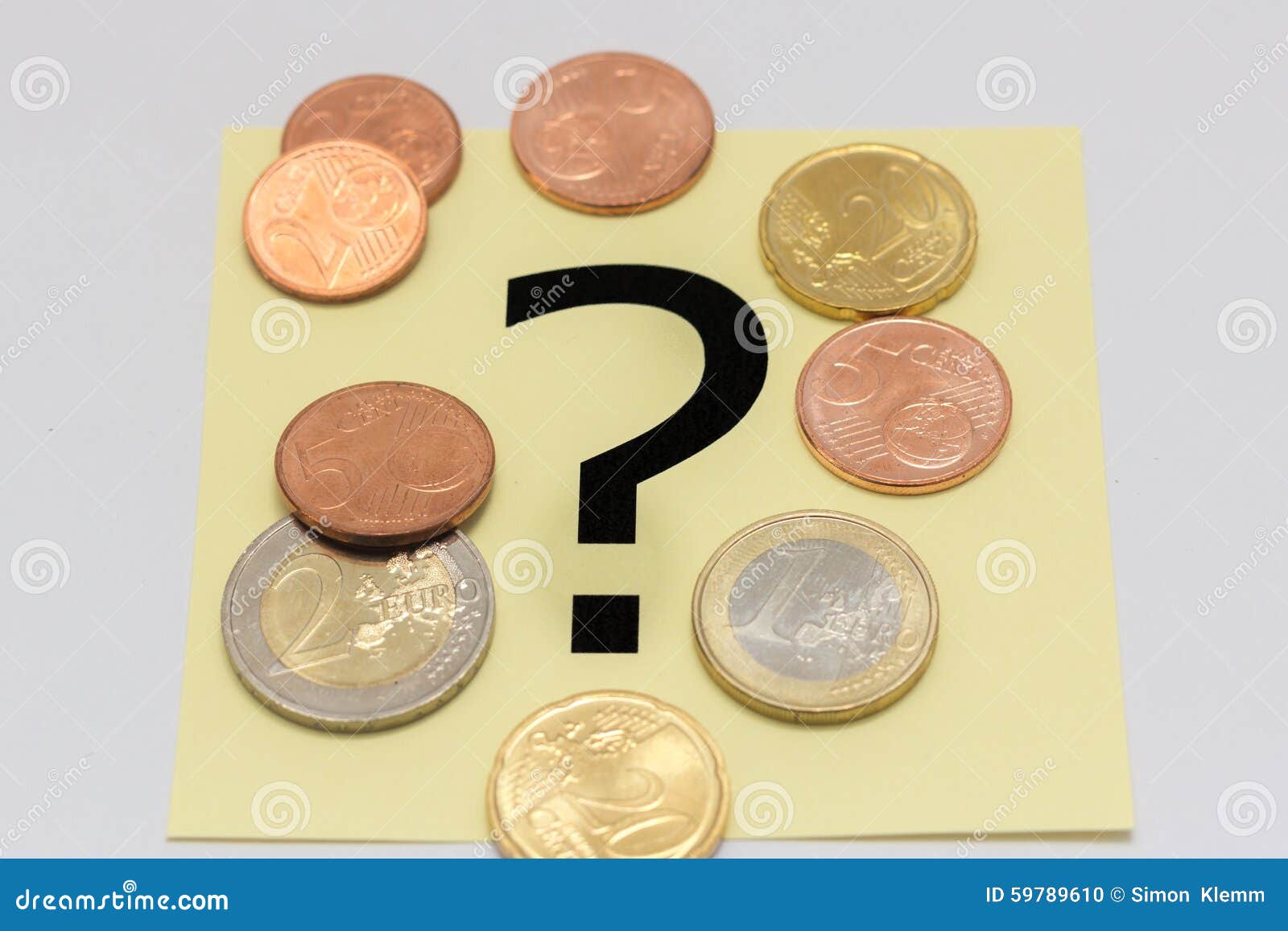 Question Mark Behind the Money Stock Photo - Image of donate ...