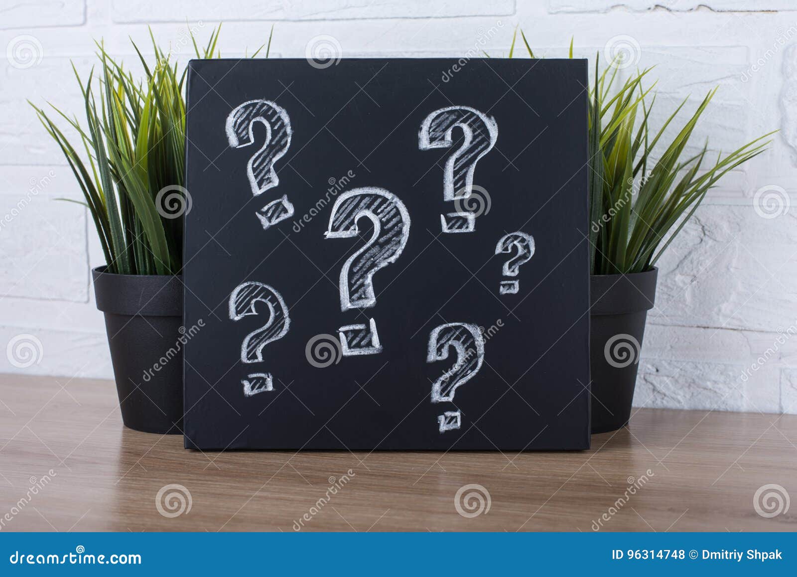 Question Mark on Blackboard Stock Photo - Image of employment, concept ...