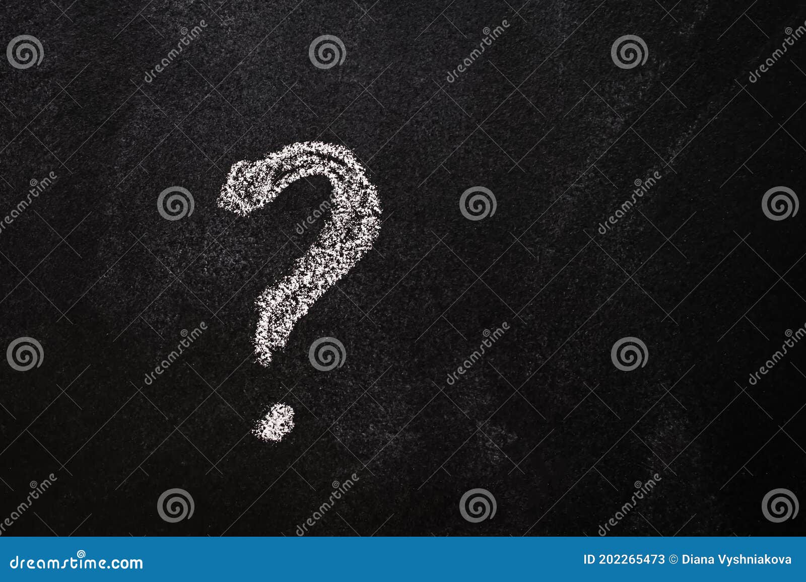Question Mark on a Blackboard Stock Image - Image of sign, board: 202265473