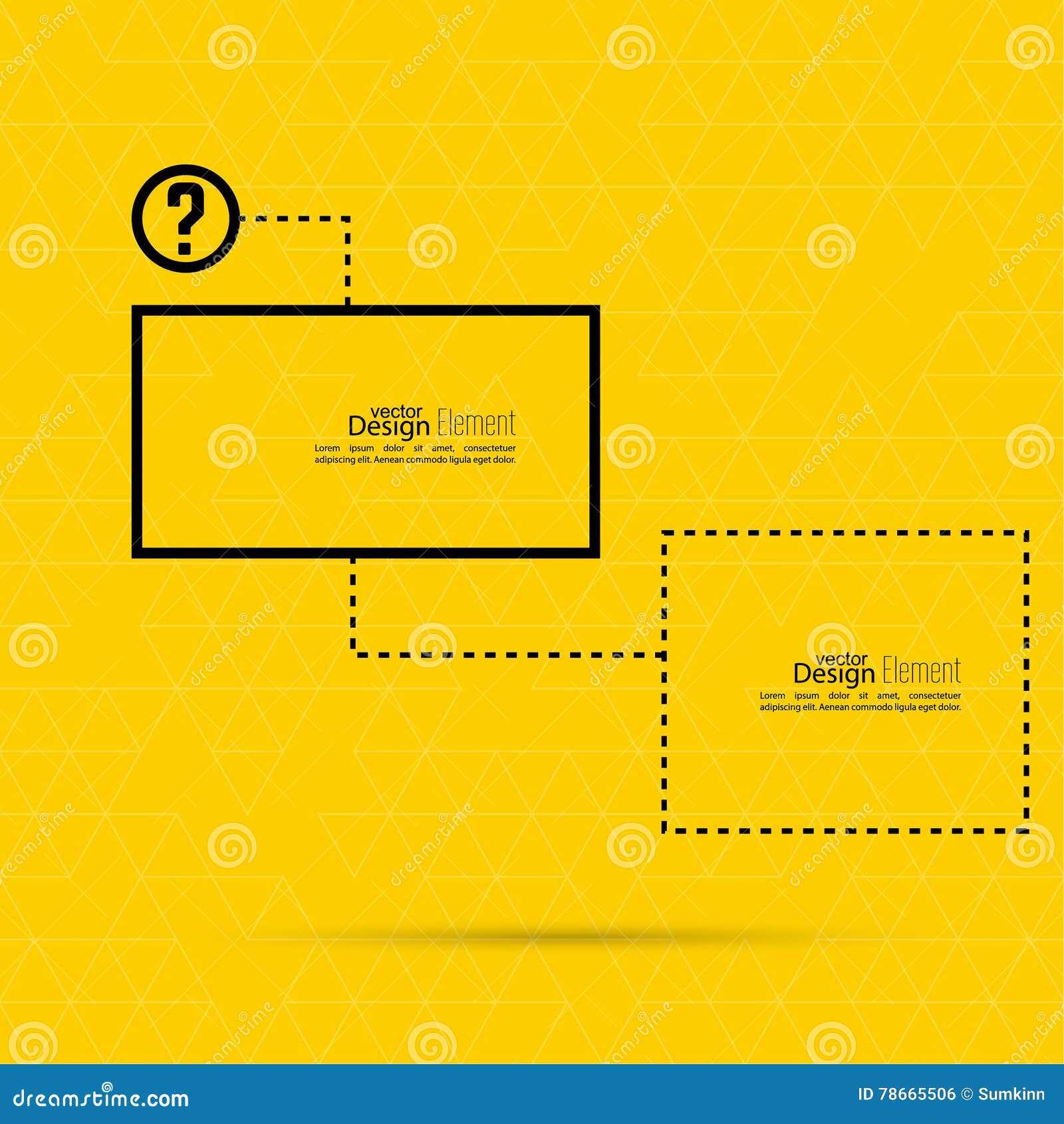 Question Mark Blank Template. Stock Vector - Illustration of query ...