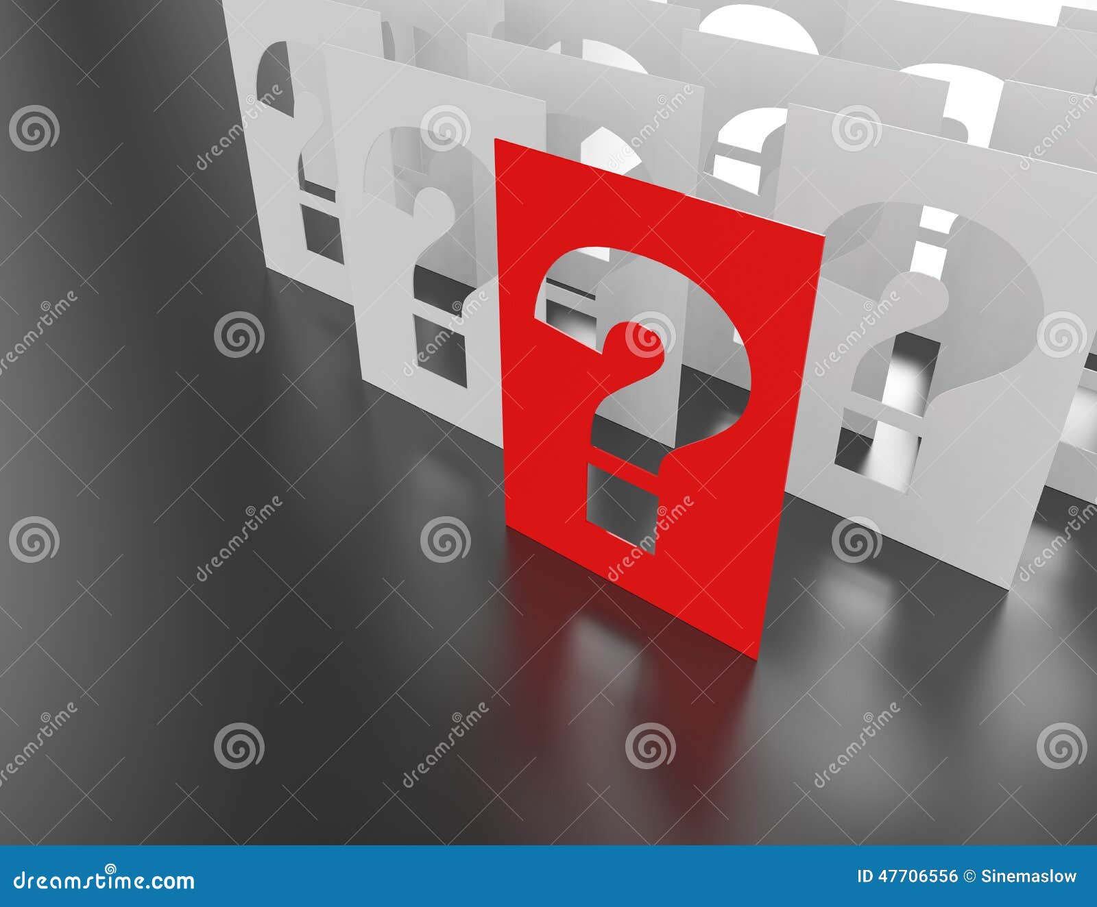 Question mark blocks. stock illustration. Illustration of puzzling ...