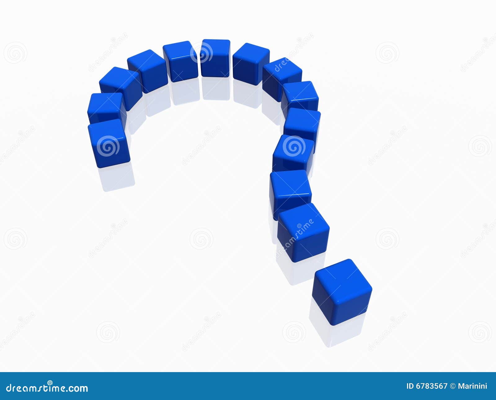 Question-mark in blue stock illustration. Illustration of answer - 6783567