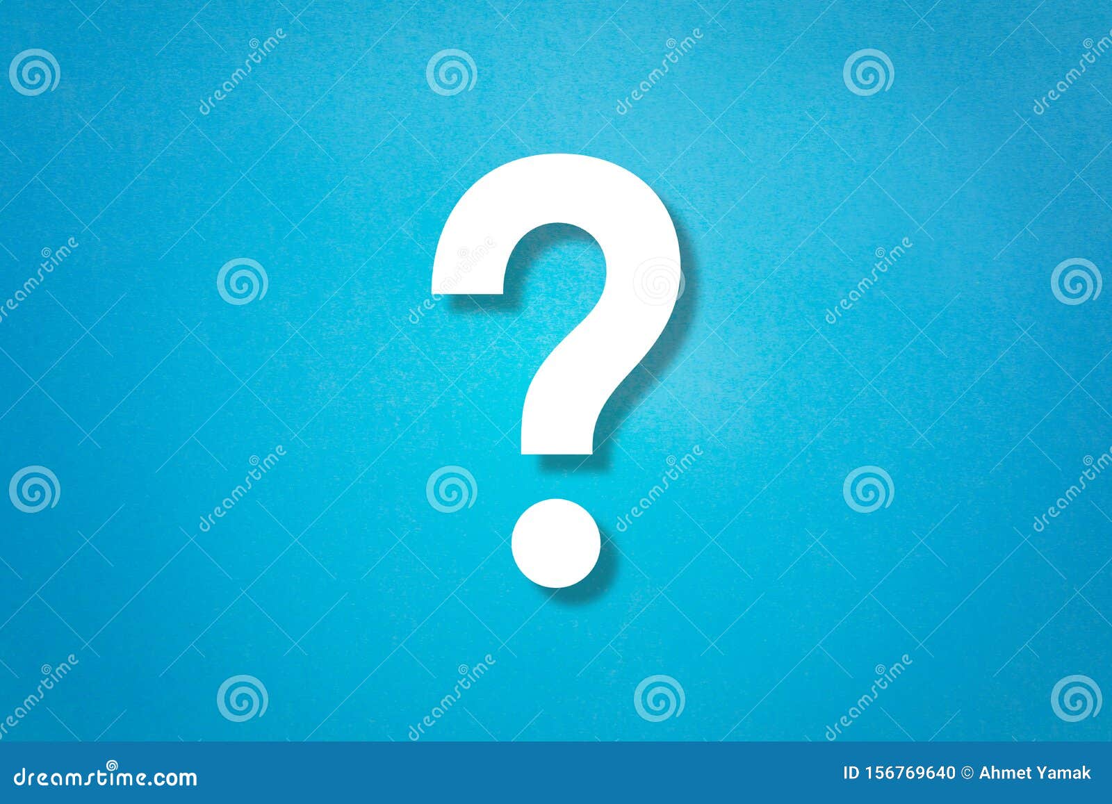 Question Mark on Blue Background Stock Photo - Image of forum ...