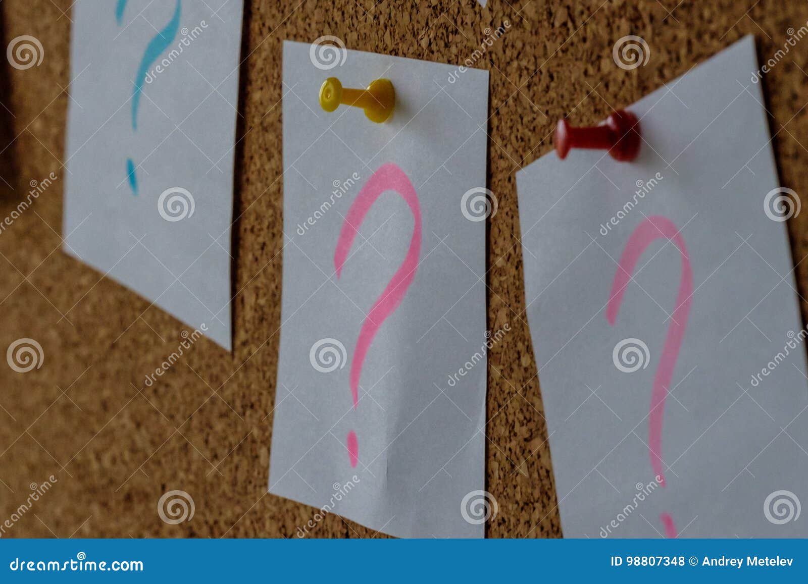 The Question Mark on the Board Stock Photo - Image of empty, page: 98807348