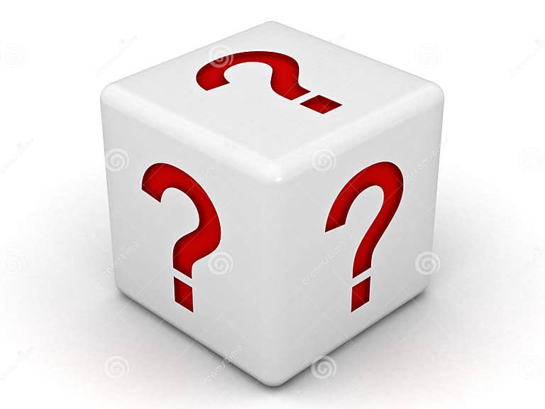 Question Mark Box stock illustration. Illustration of interrogation ...