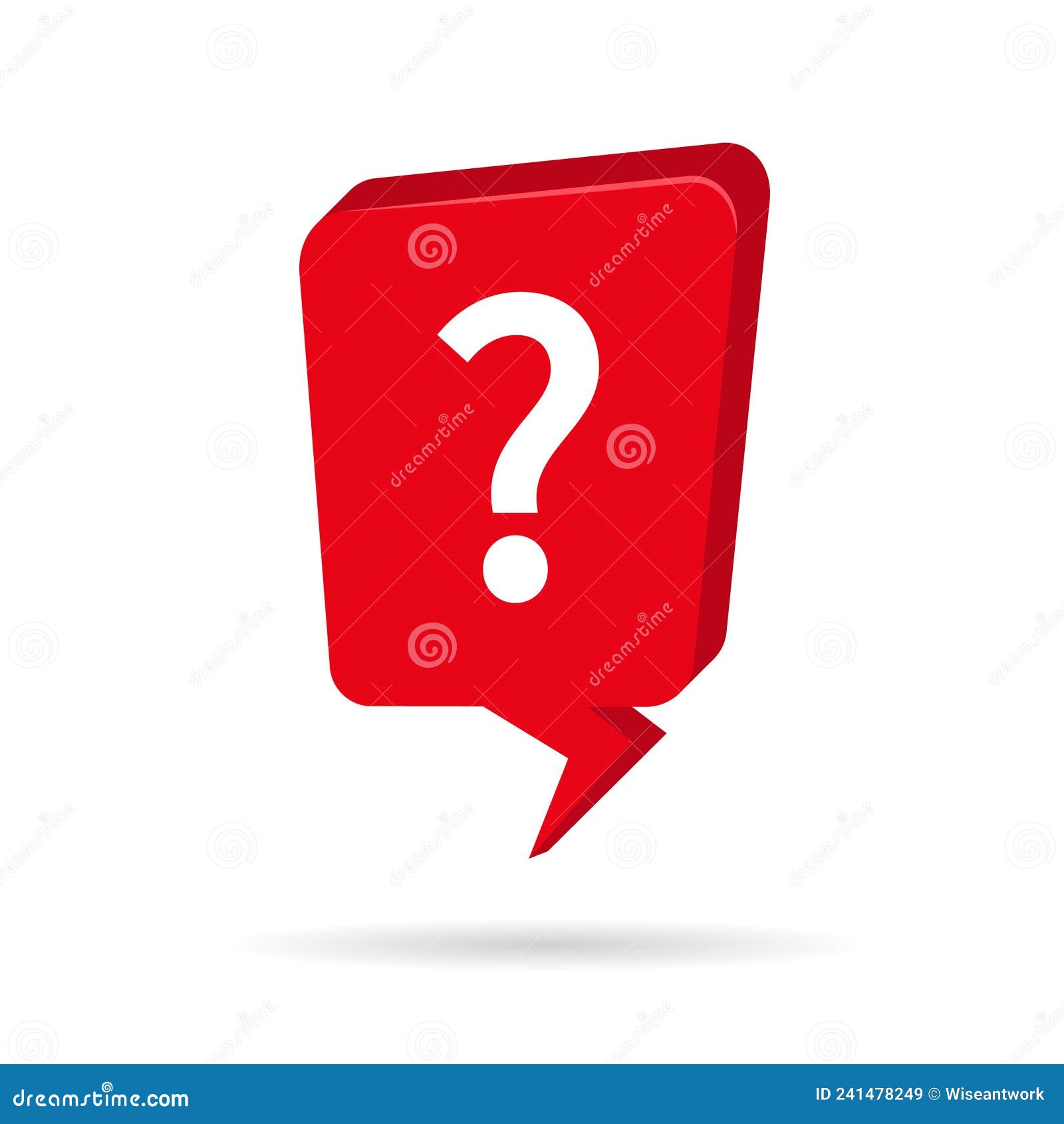 Quiz Poll Mark Icons. Questionnaire Signs Cartoon Flat Bubble Speech ...