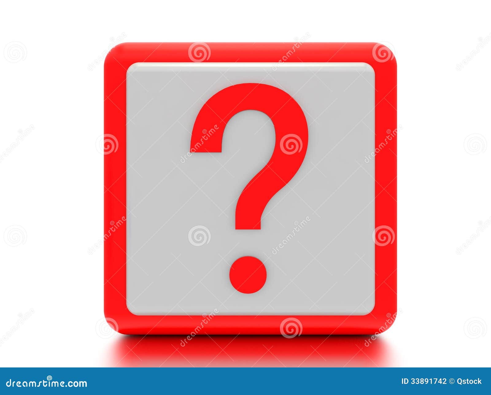 Question mark box. stock illustration. Illustration of concepts - 33891742