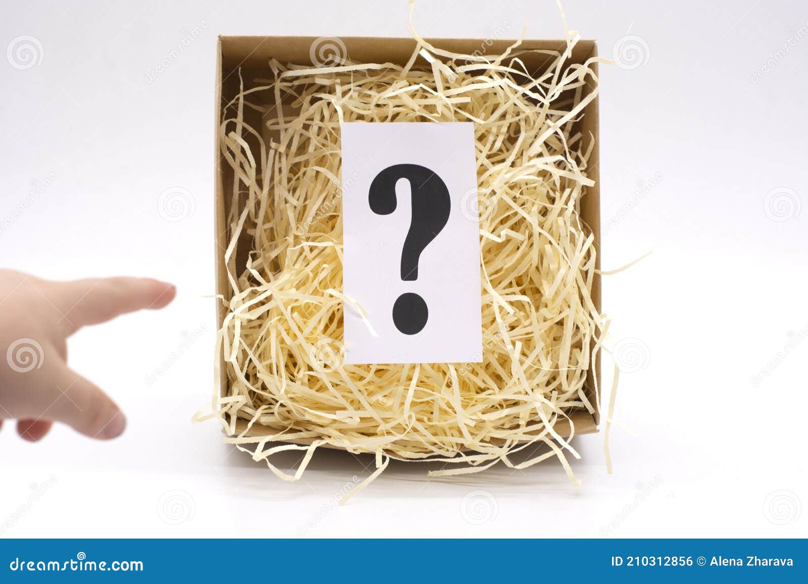Question Mark in the Box on White Background. Question Mark Stock Photo ...