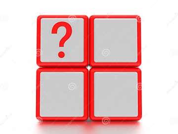 Question mark boxes. stock illustration. Illustration of mark - 33892195