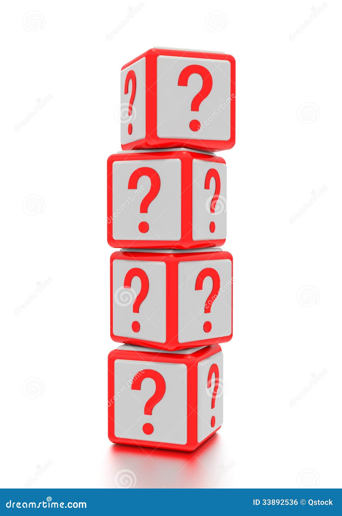 Question Mark Boxes. Stock Photo | CartoonDealer.com #33892536