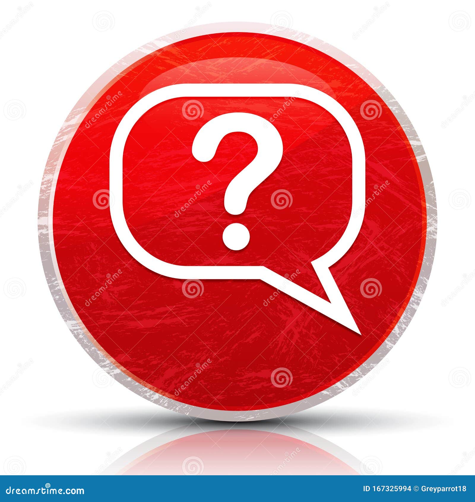 Question Mark Bubble Icon Metallic Grunge Abstract Red Round Button ... Question Mark Bubble Icon Metallic Grunge Abstract Red Round Button ...