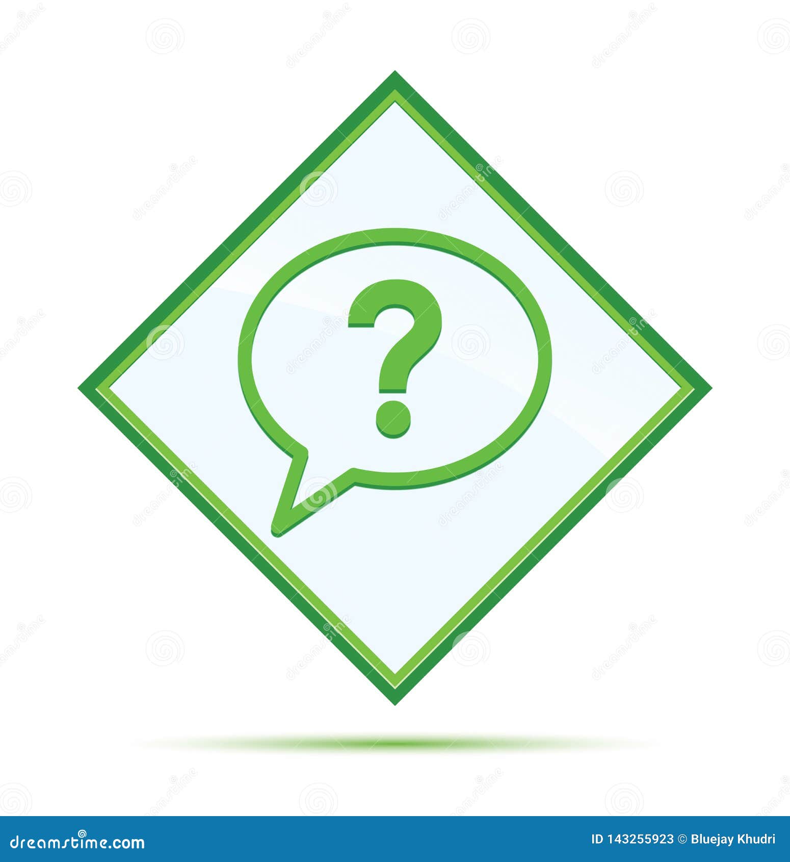 Diamond Question Mark Vector Illustration | CartoonDealer.com #34892300