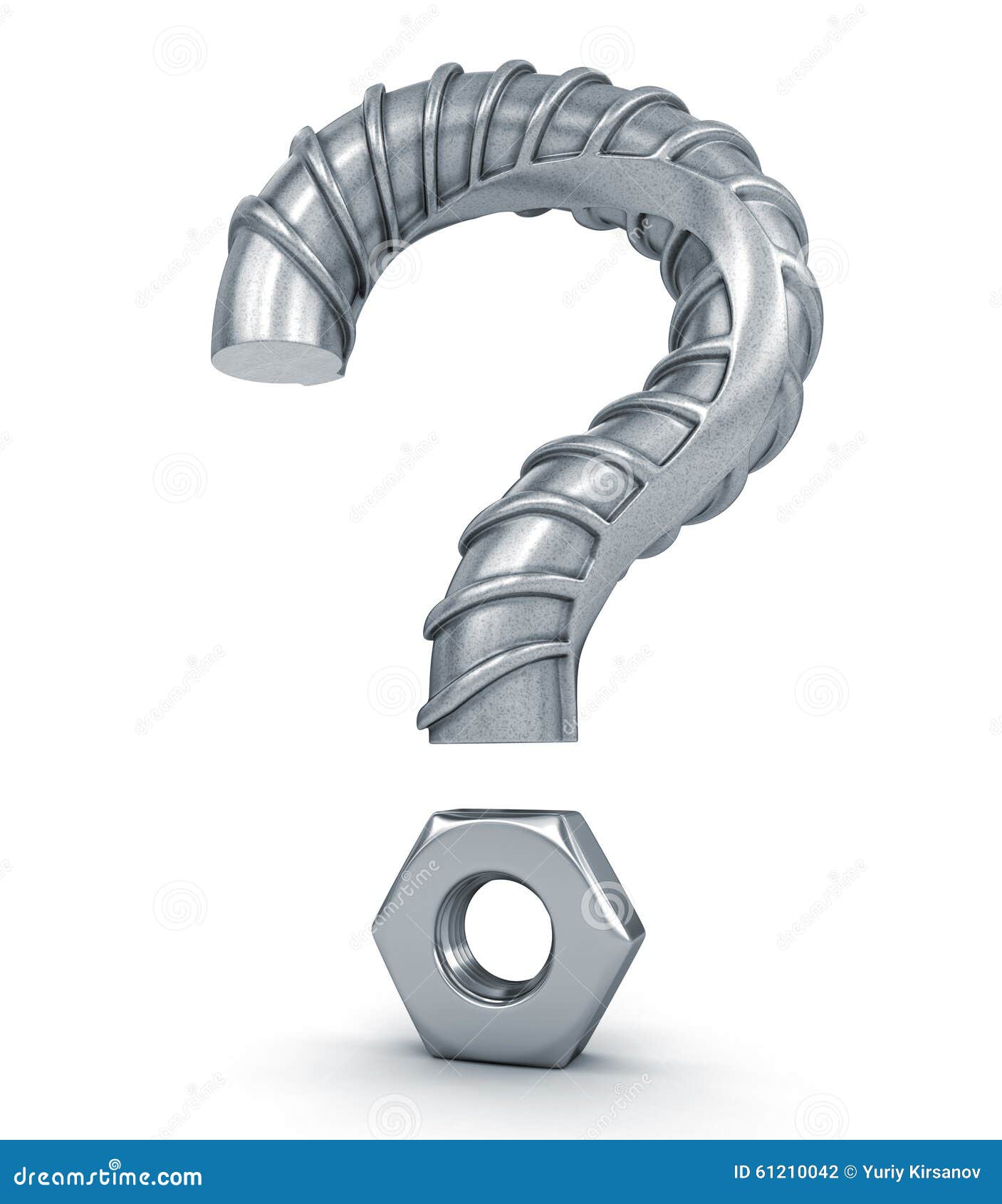 Question Mark of the Building Armature Stock Illustration ...
