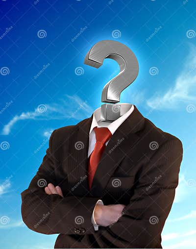 Question mark business man stock photo. Image of coat - 2646618